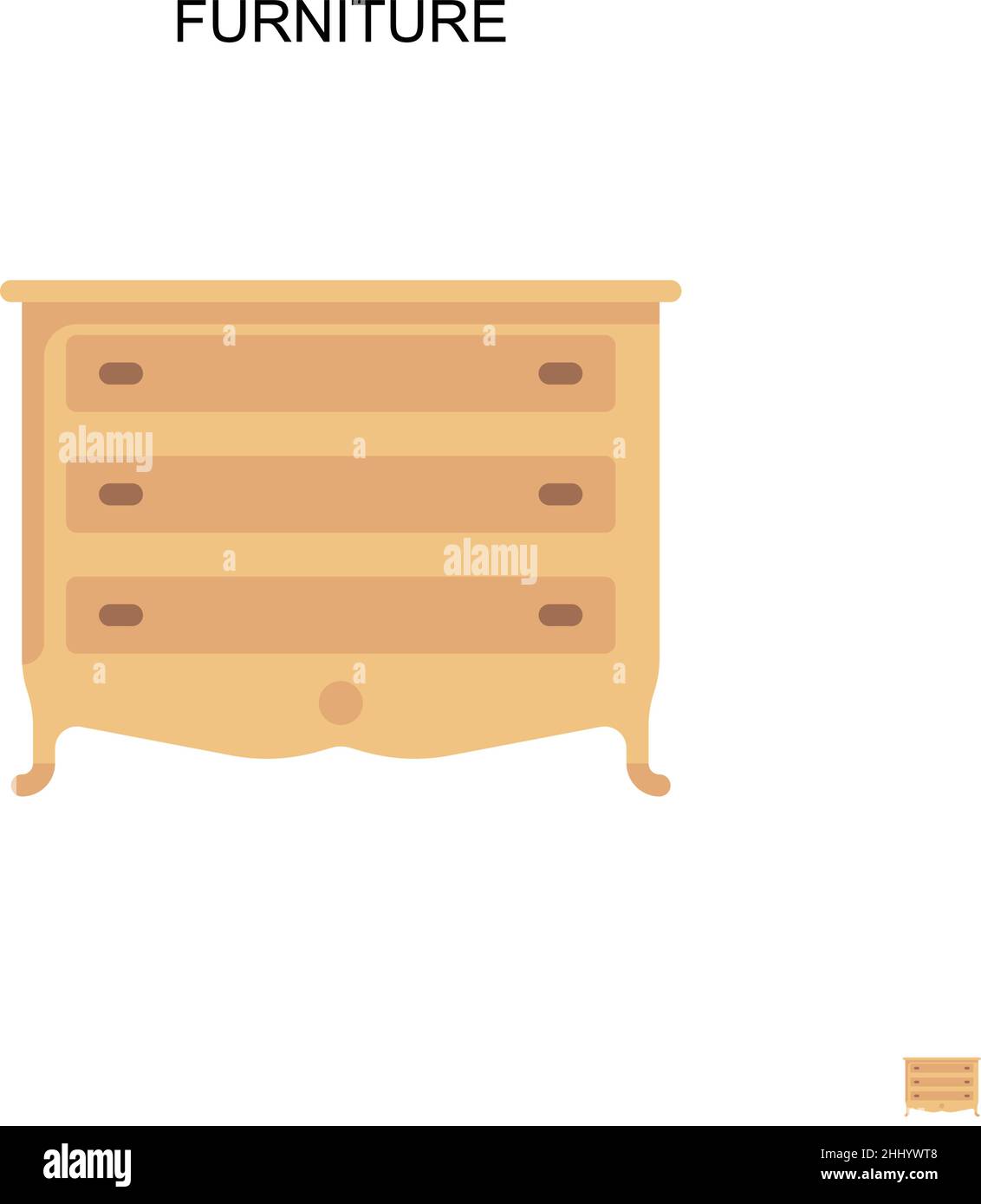 Simple furniture Stock Vector Images - Alamy