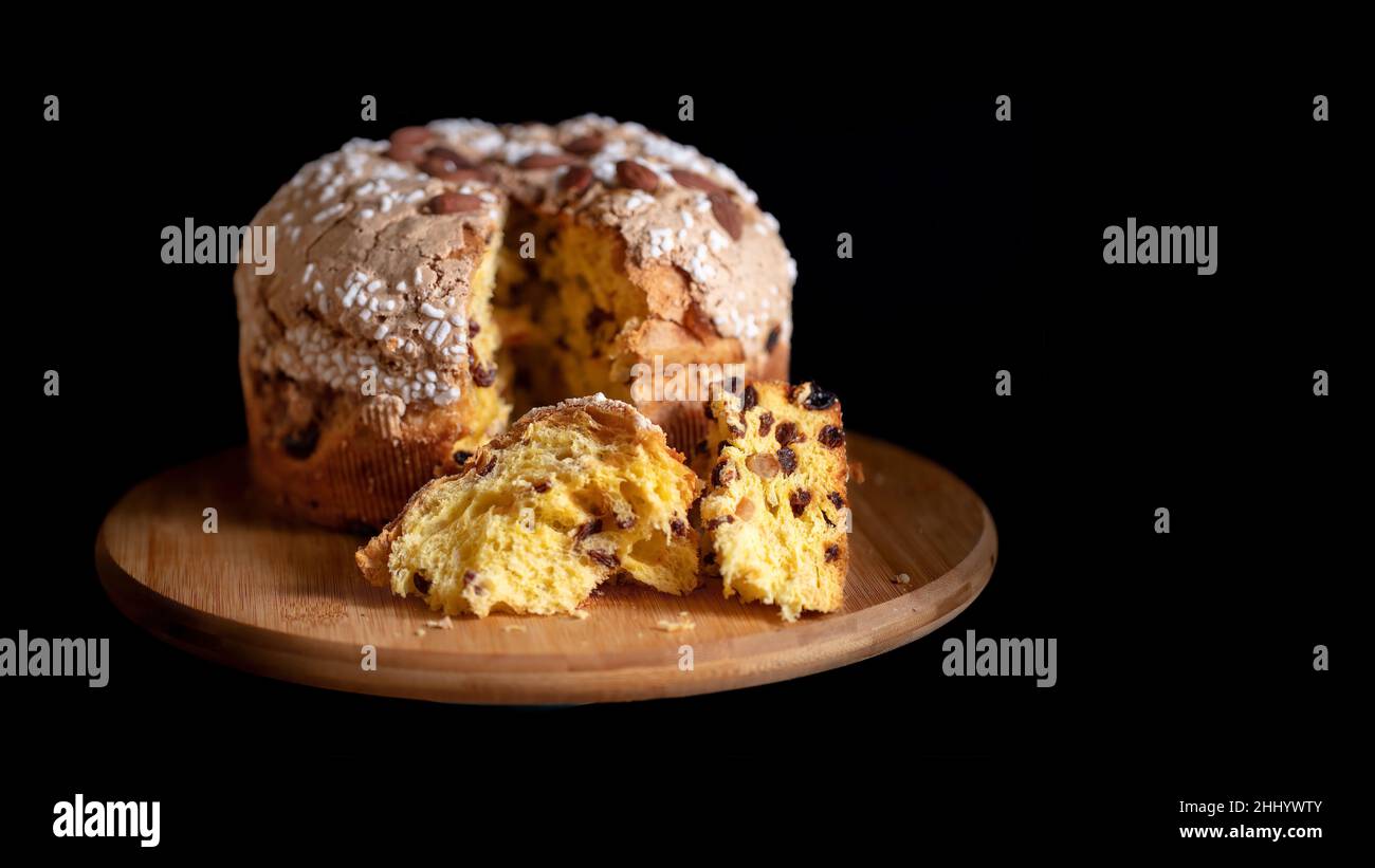 Traditional italian christmas panettone hi-res stock photography and ...