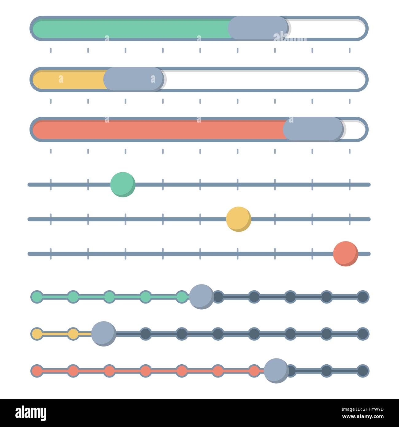 Panel sliders Cut Out Stock Images & Pictures - Alamy