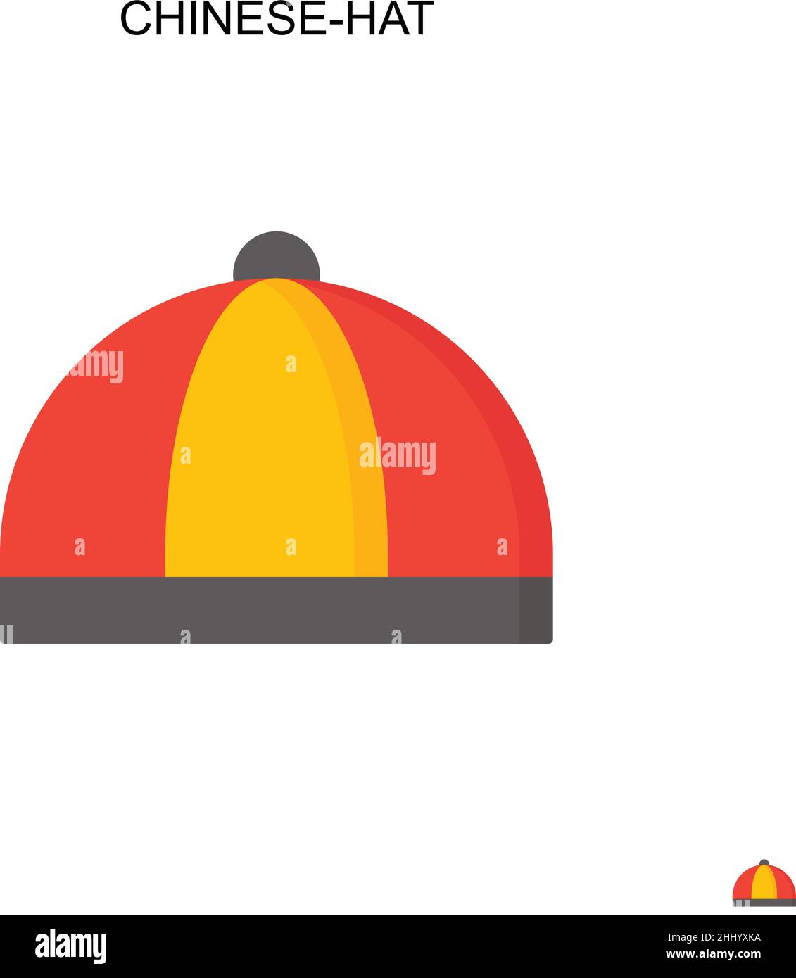 Traditional chinese hat Stock Vector Images - Alamy