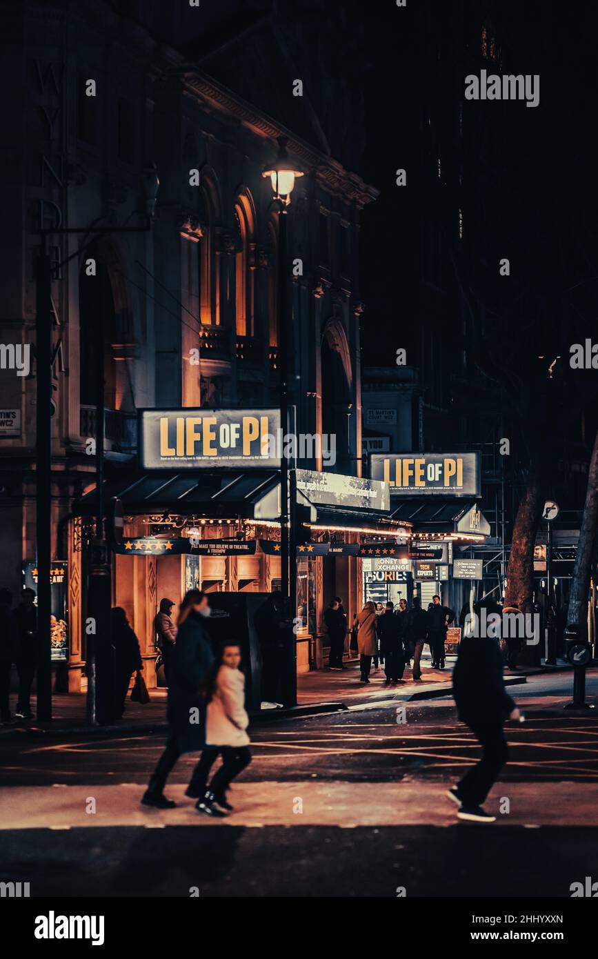 London and the West End a Neon World Stock Photo - Alamy