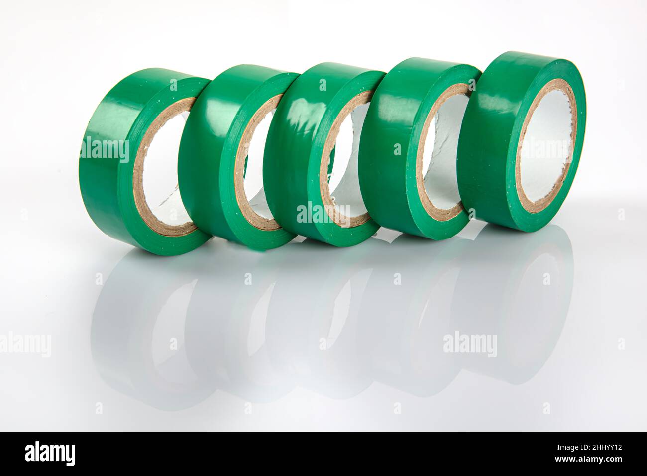 electrical tape (Insulated Electrical Tape) of different colors on a ...