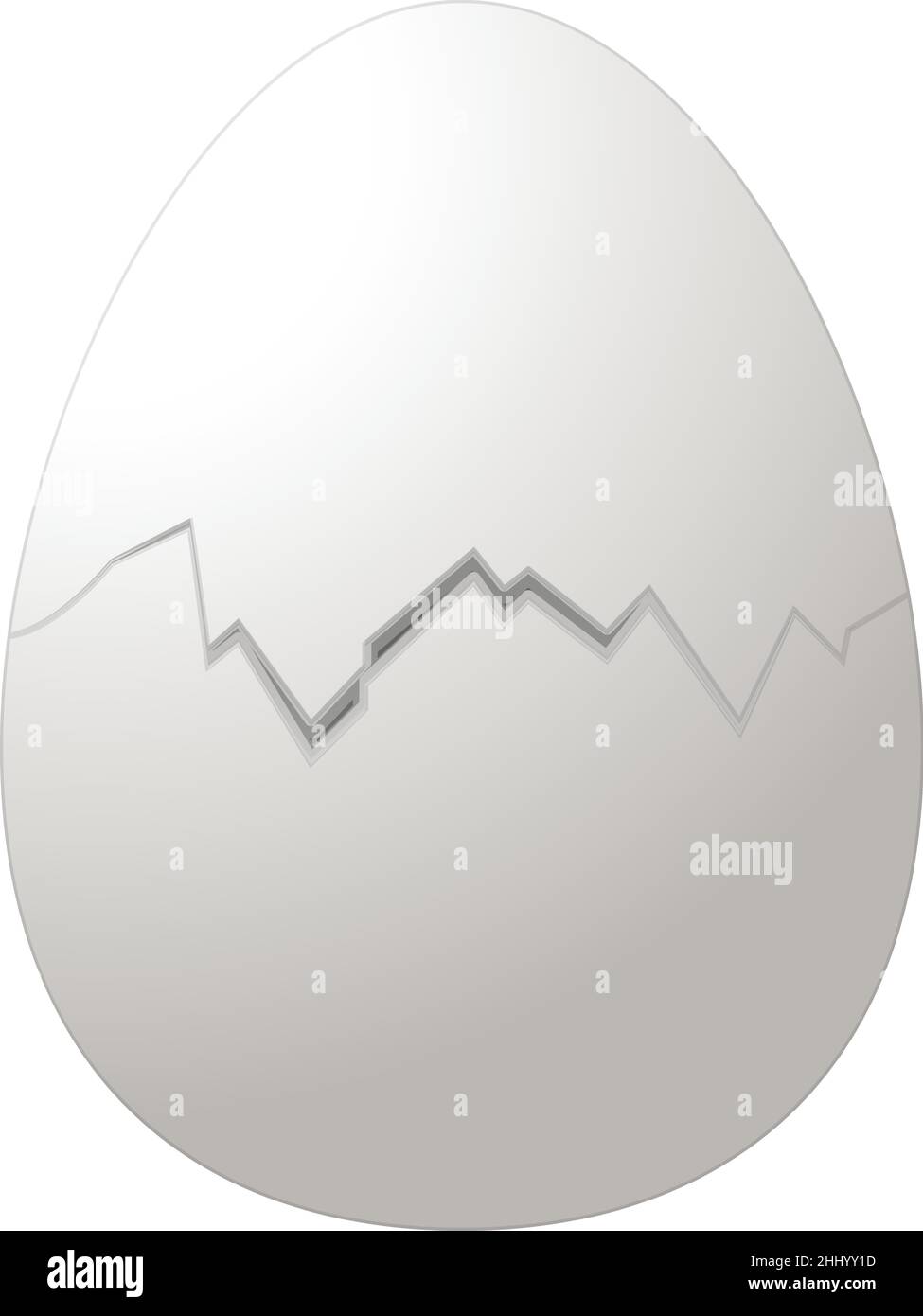 Break egg icon cartoon vector. Broken eggshell Stock Vector Image & Art ...
