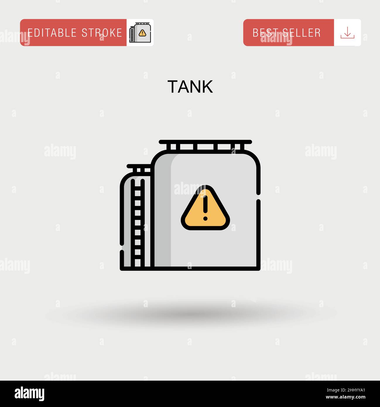 Tank Simple vector icon Stock Vector Image & Art - Alamy