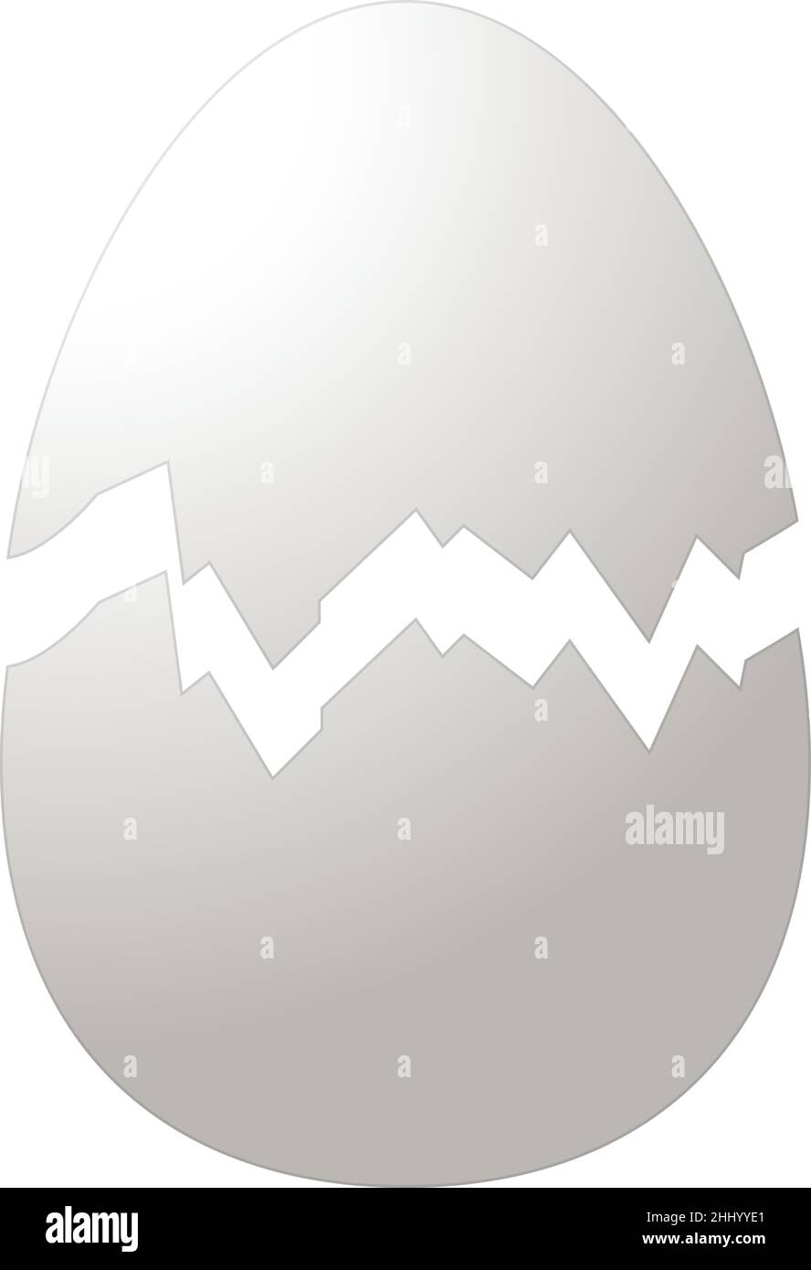 Eggshell break icon cartoon vector. Broken egg Stock Vector Image & Art ...