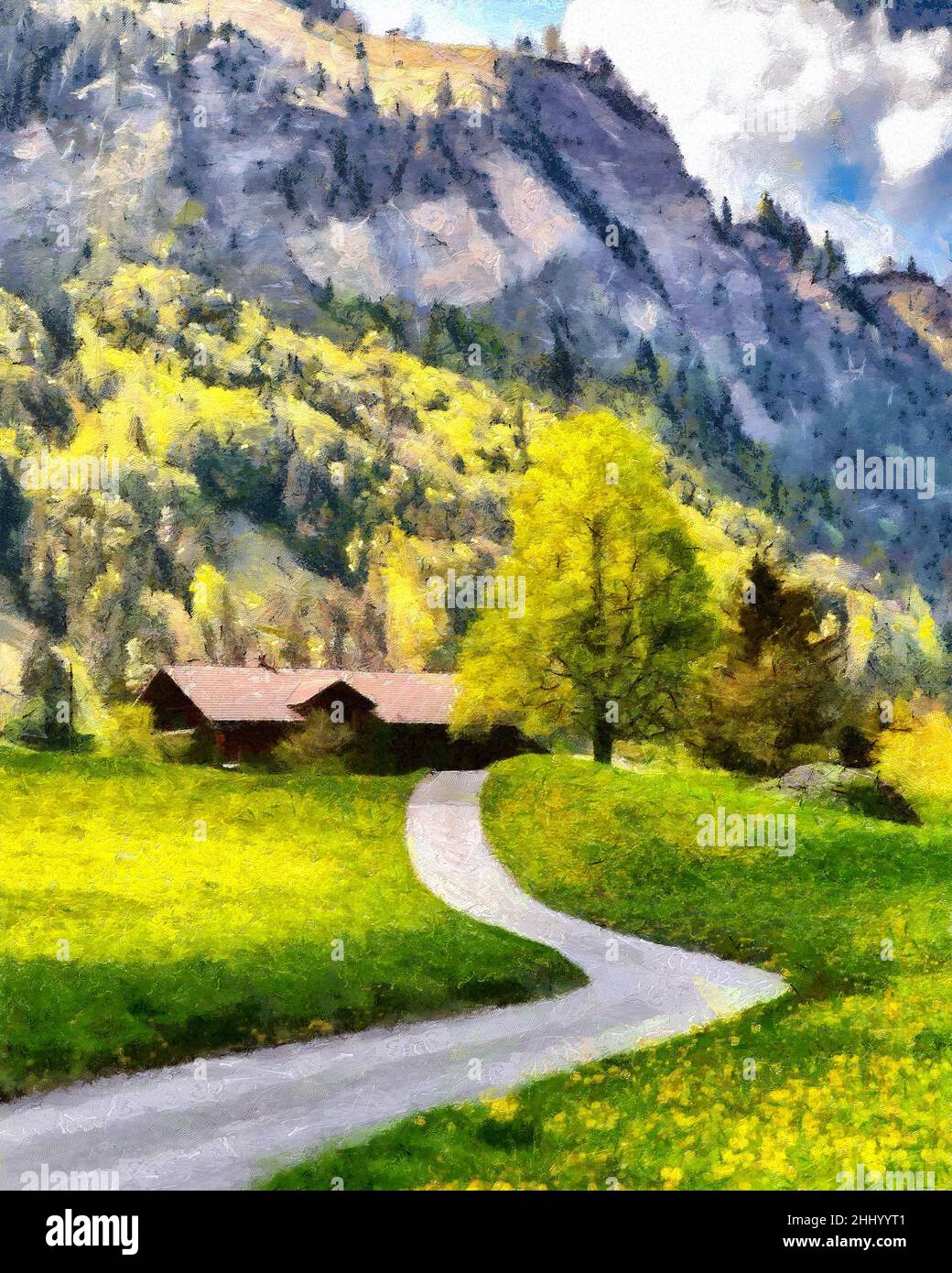 Landscape Famous Oil Paintings Wallpaper 19,099 Oil Painting Landscape