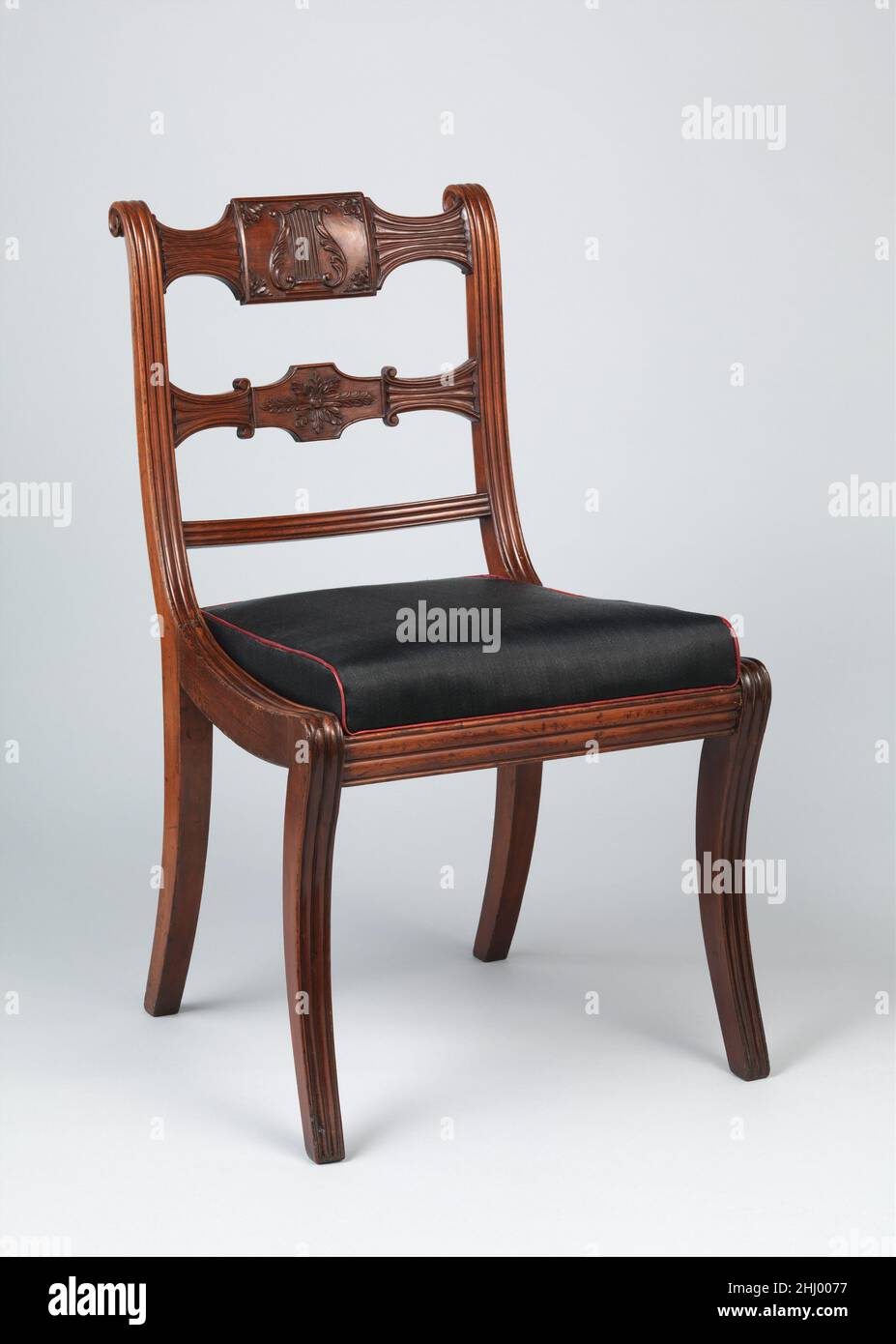 Side Chair ca. 1815 American Boston chair makers developed several ...