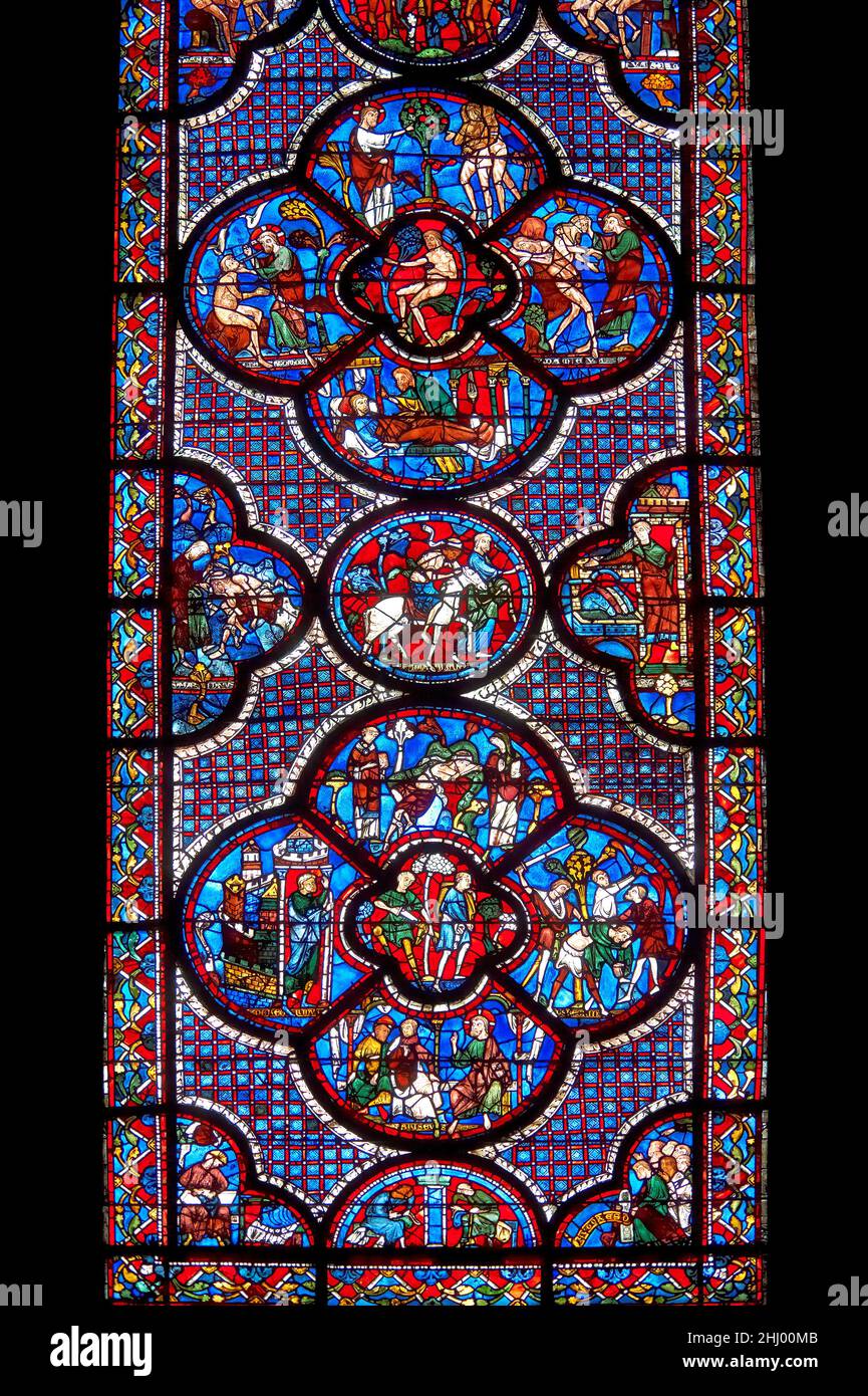 Chartres Cathedral Good Samaritan Window