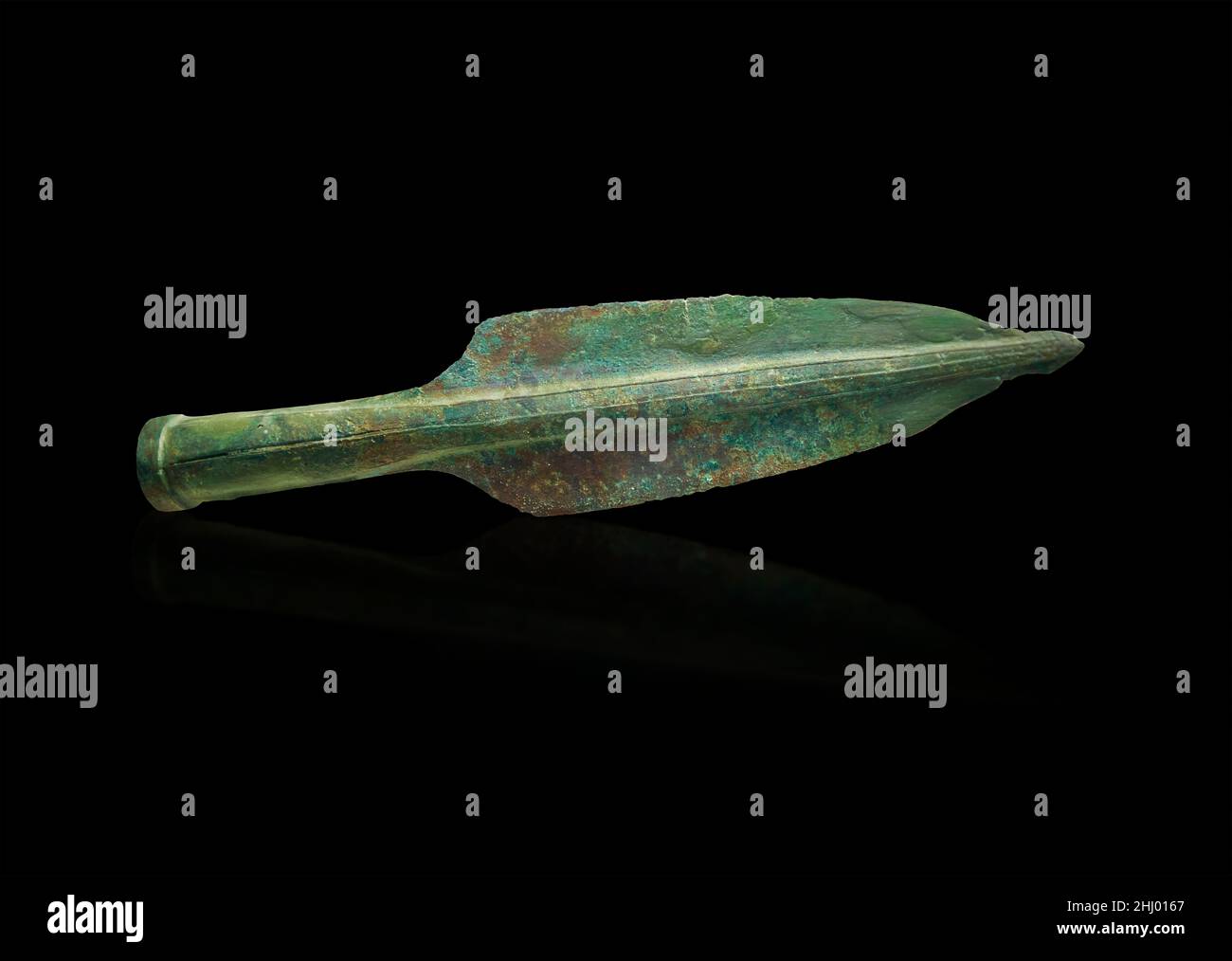 Mycenaean bronze spear head hi-res stock photography and images - Alamy