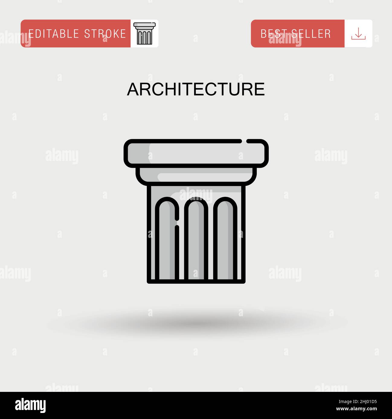 Architecture Simple vector icon Stock Vector Image & Art - Alamy