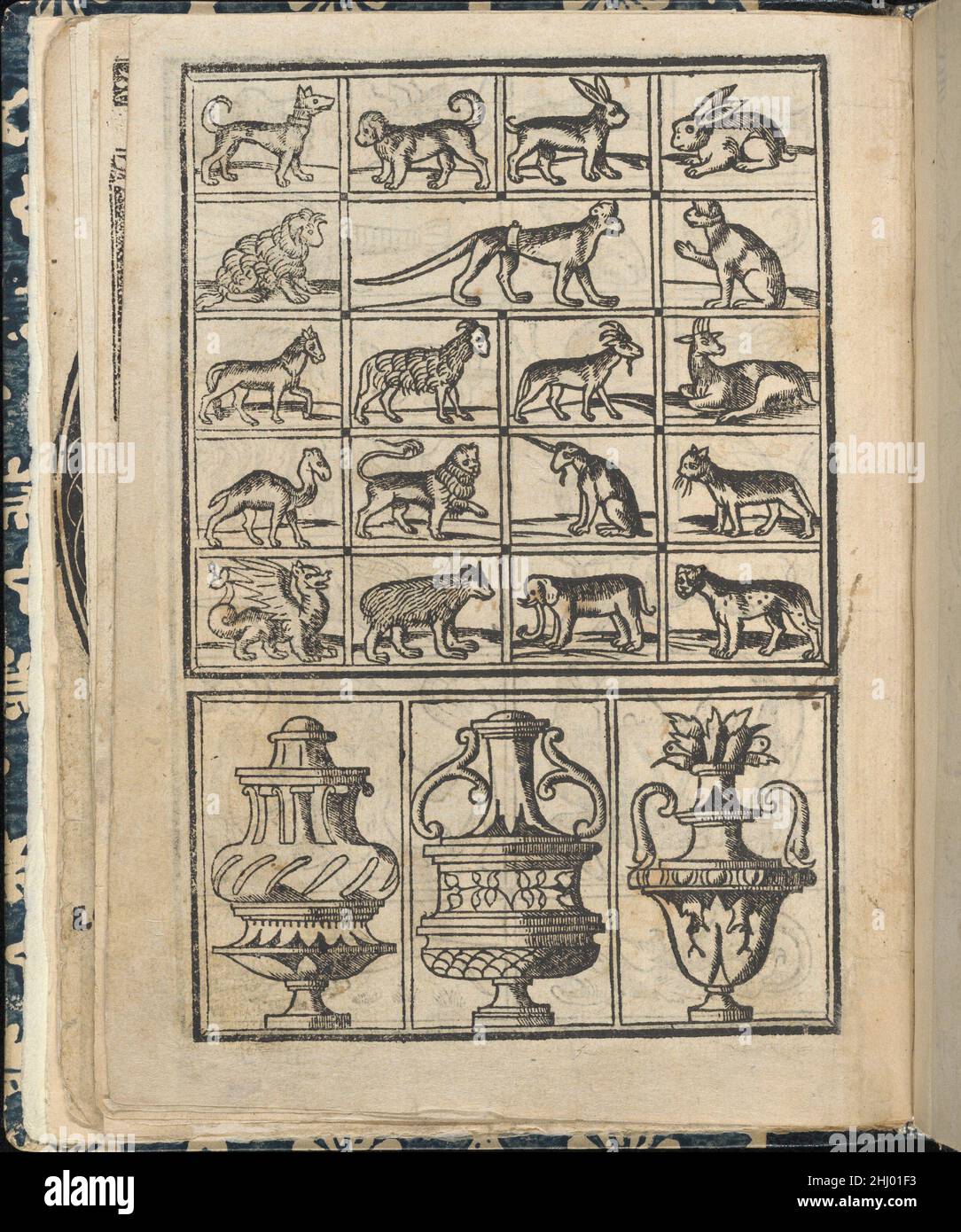 Essempio di recammi, page 11 (verso) 1530 Giovanni Antonio Tagliente ...