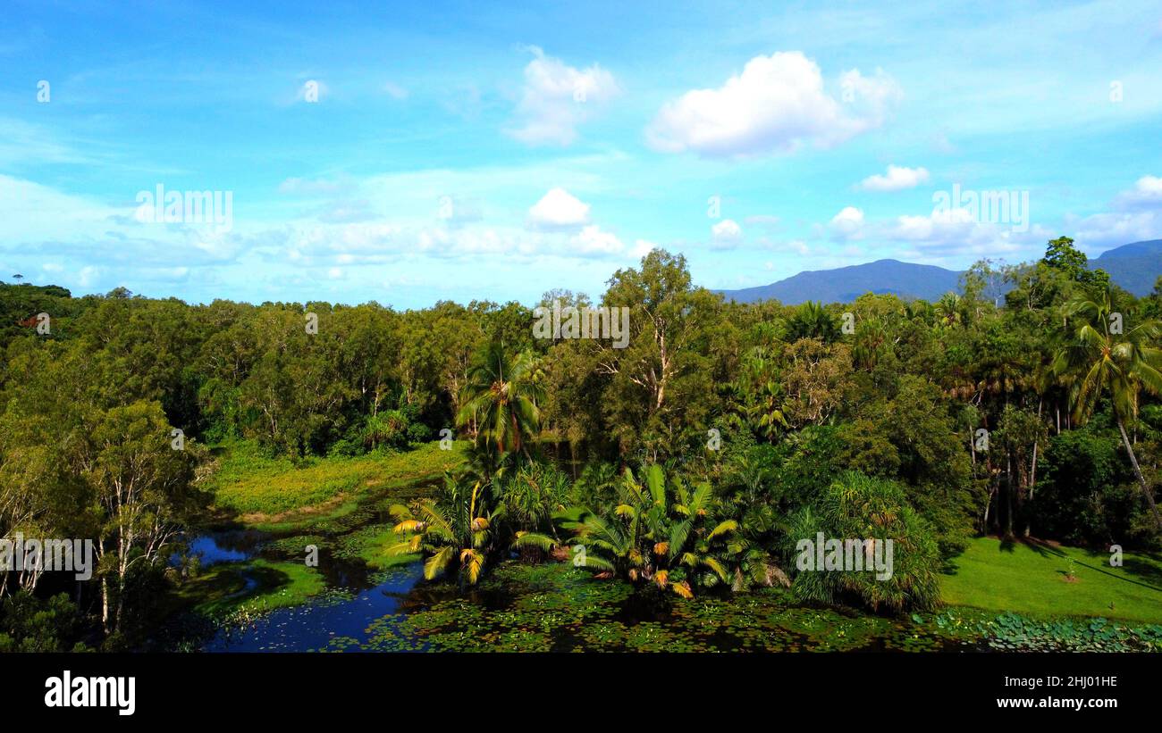 Scenic aerial view of lakes and Mountains Stock Photo - Alamy