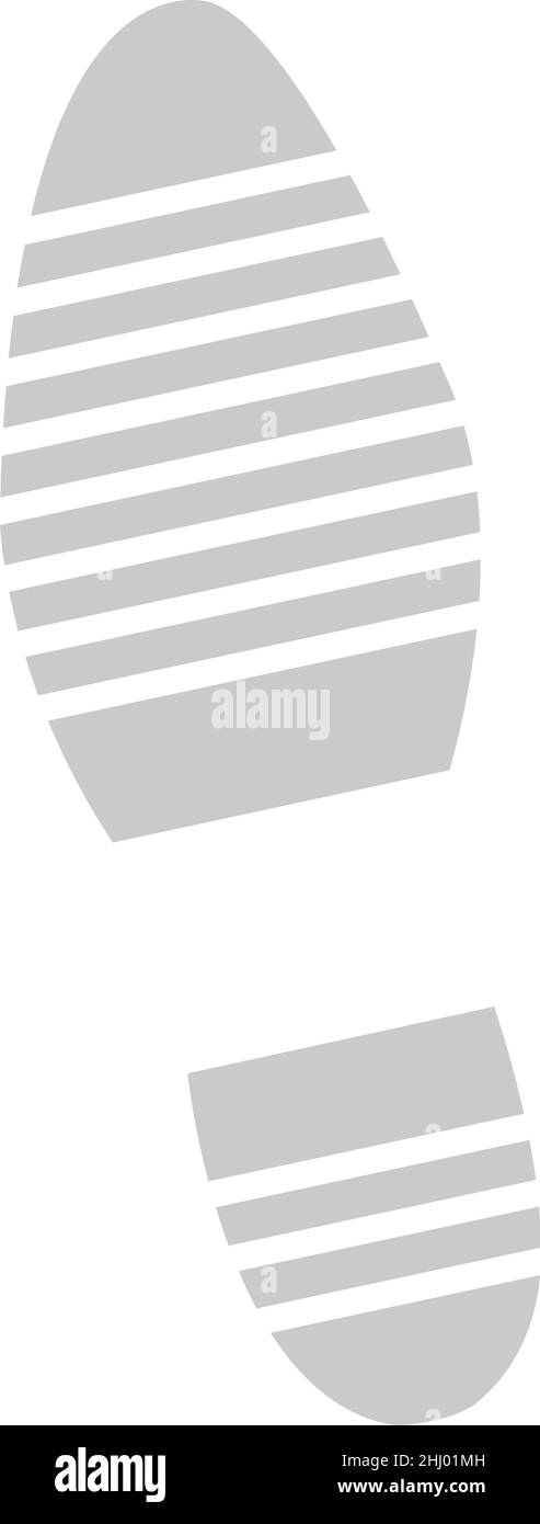 Shoe step mark. Human foot print icon Stock Vector Image & Art - Alamy