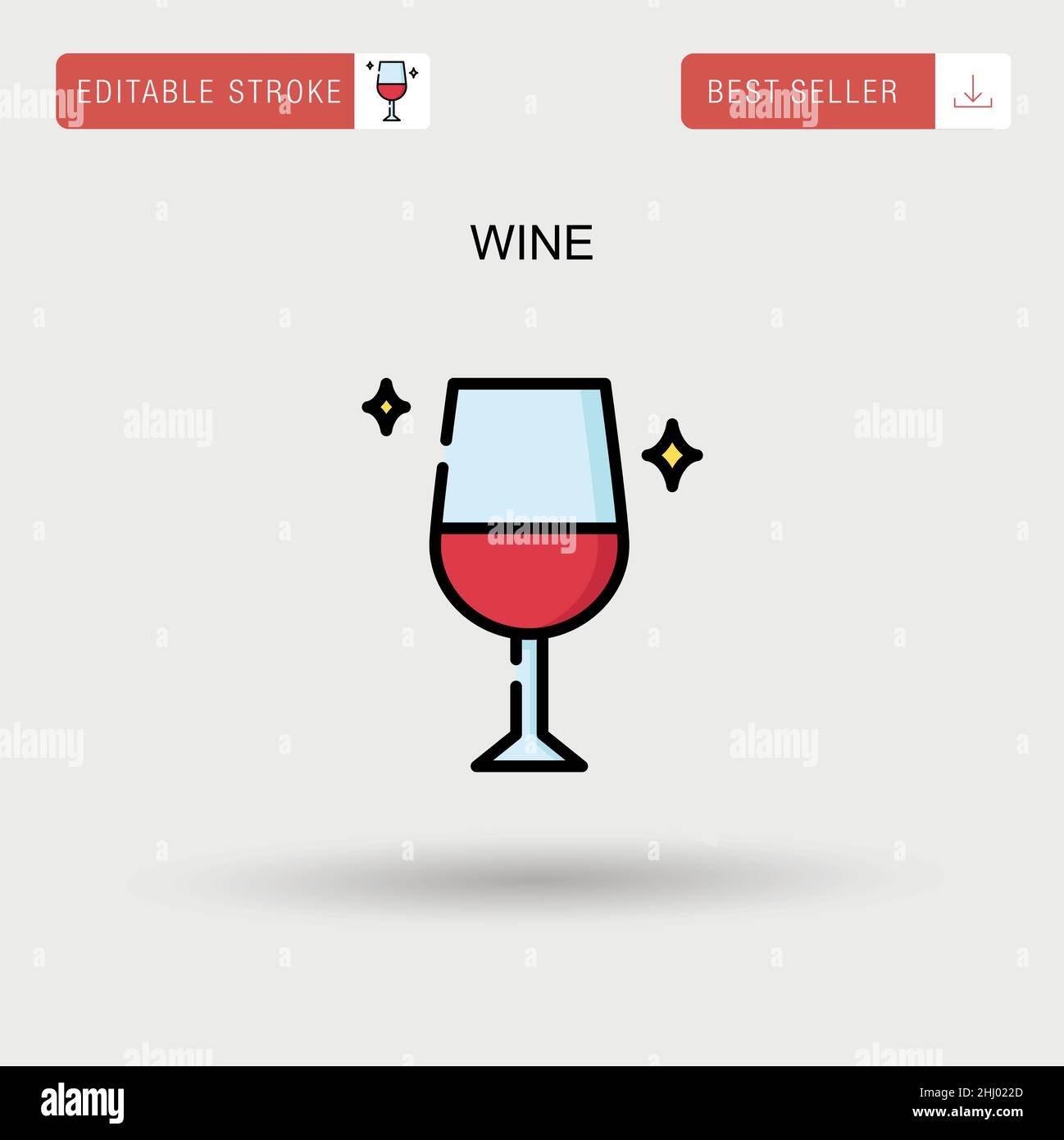 Wine glasses clinking Stock Vector Images - Alamy