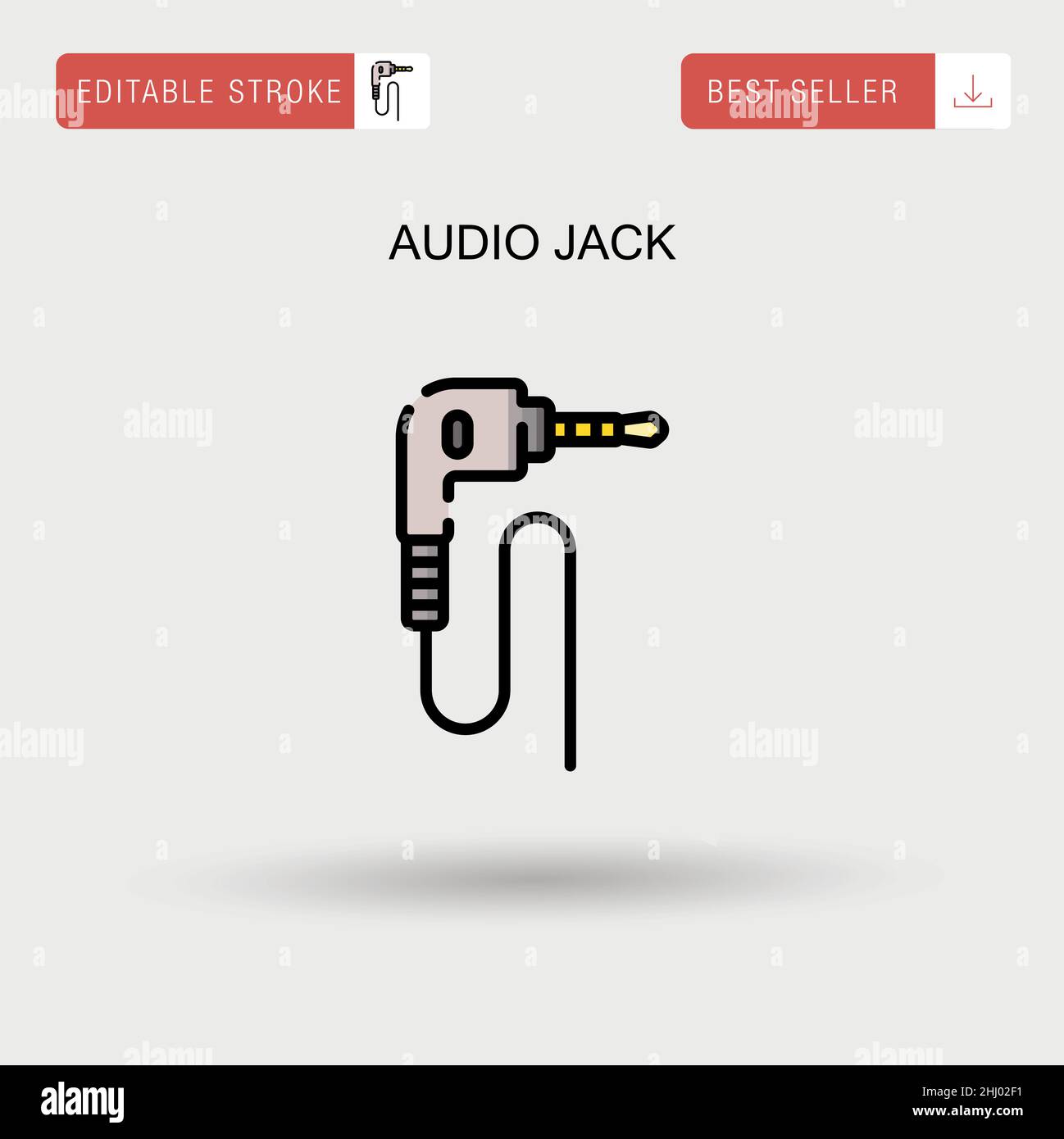 Sound cable Stock Vector Images - Alamy