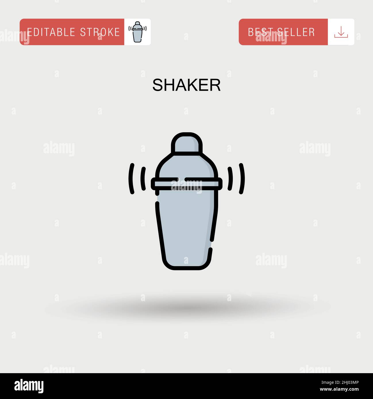 Shaker Simple vector icon Stock Vector Image & Art - Alamy