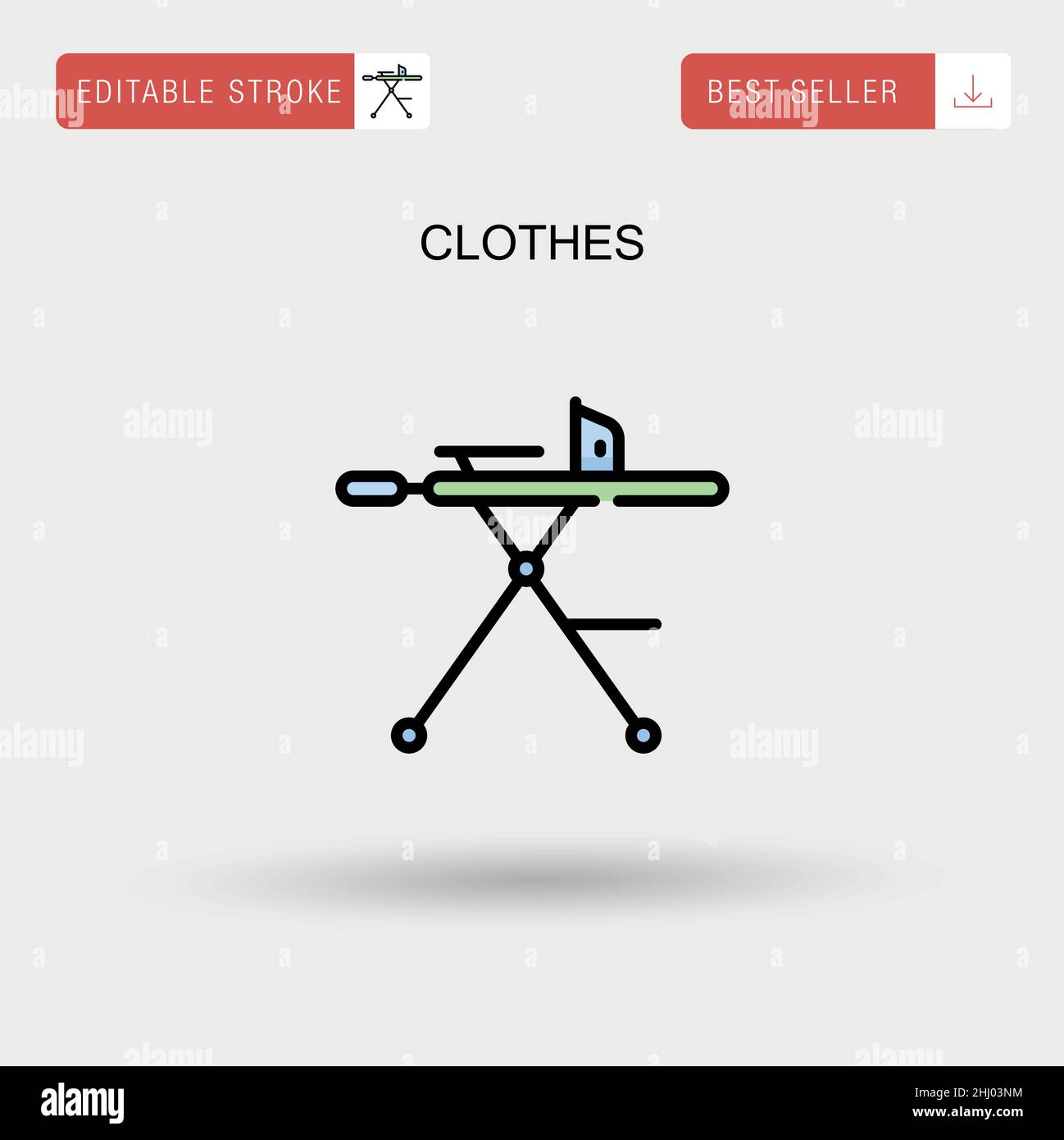 Clothes Simple vector icon Stock Vector Image & Art - Alamy