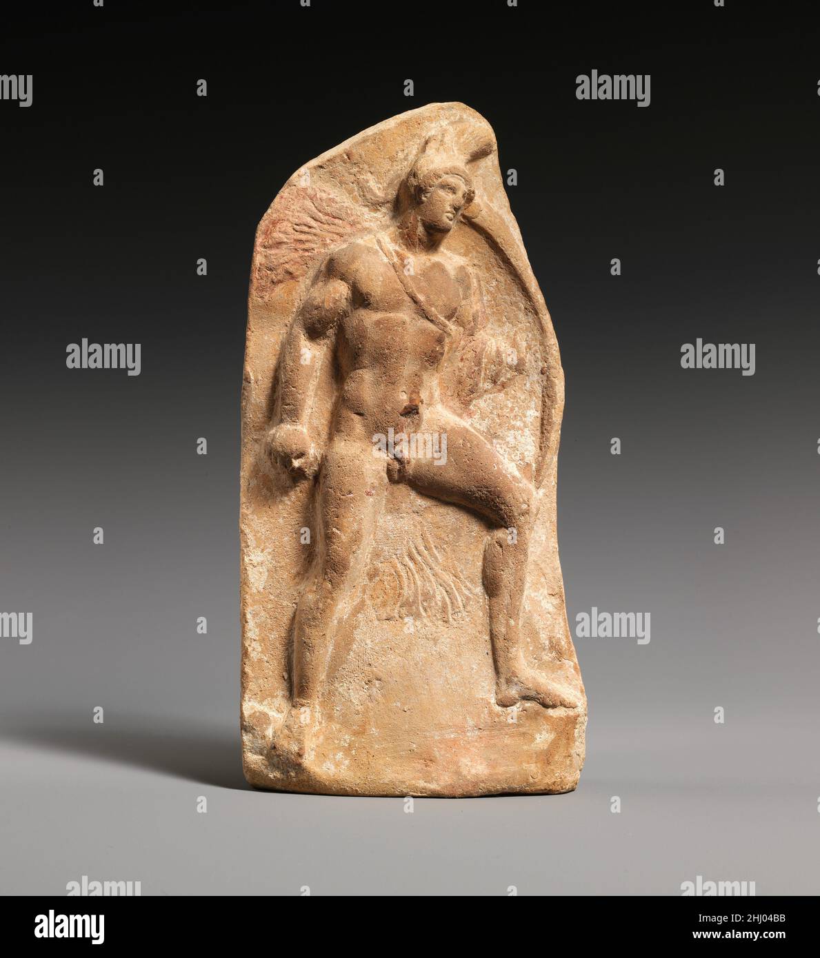 Terracotta relief depicting a warrior 1st century B.C. Cypriot The mold ...