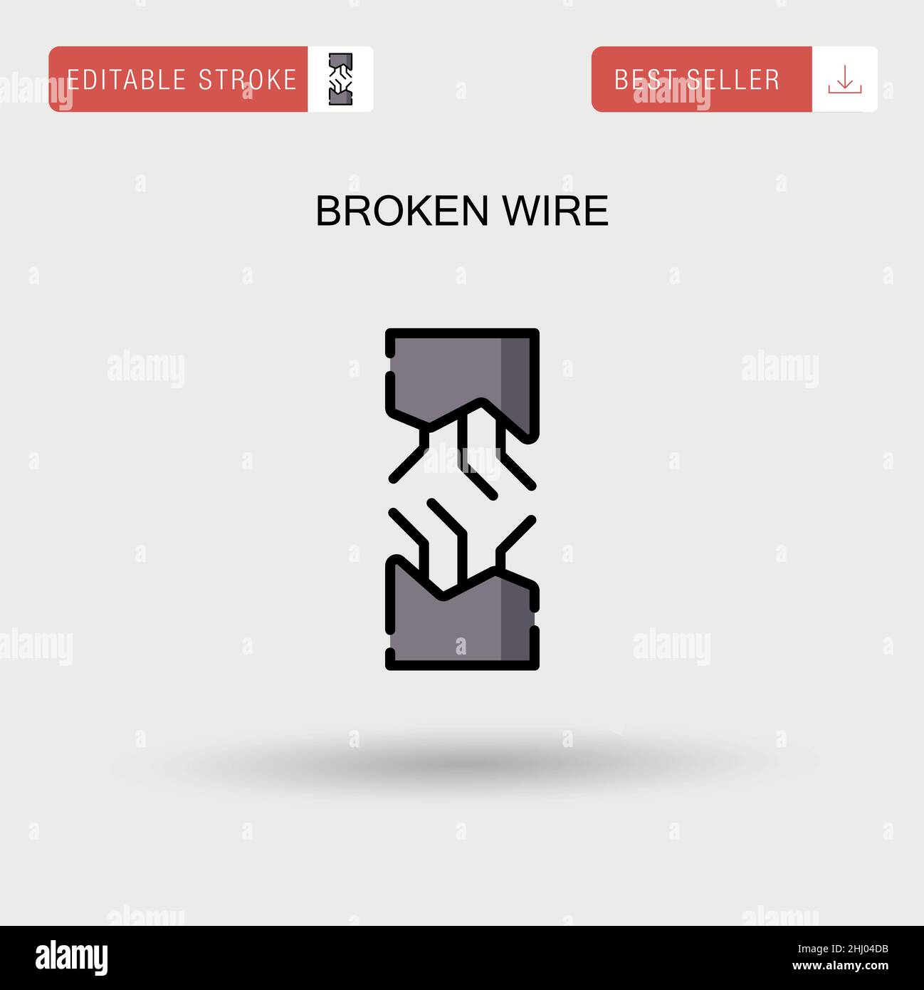 Damaged electrical cord hi-res stock photography and images - Alamy