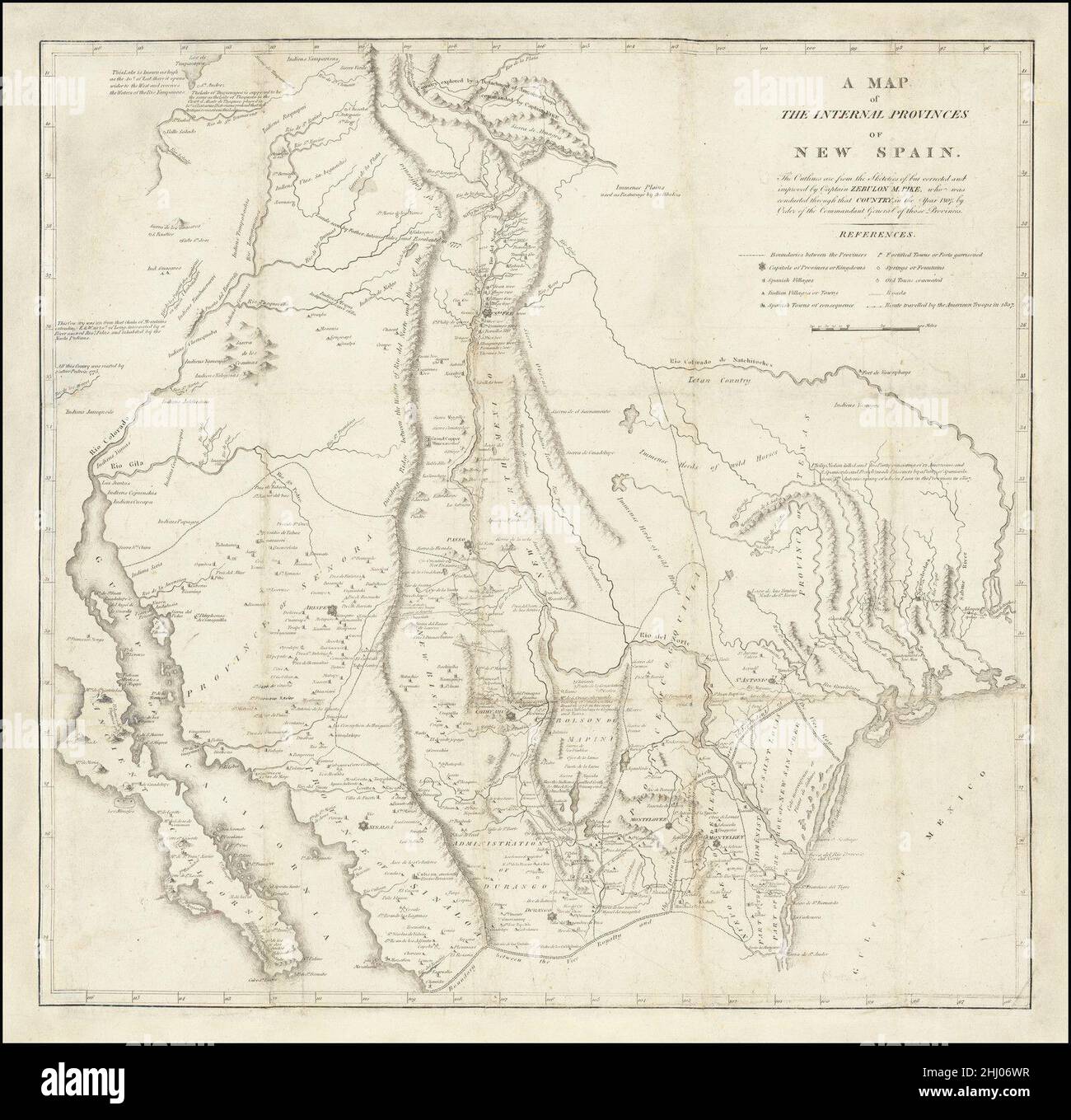 Zebulon montgomery pike hi-res stock photography and images - Alamy