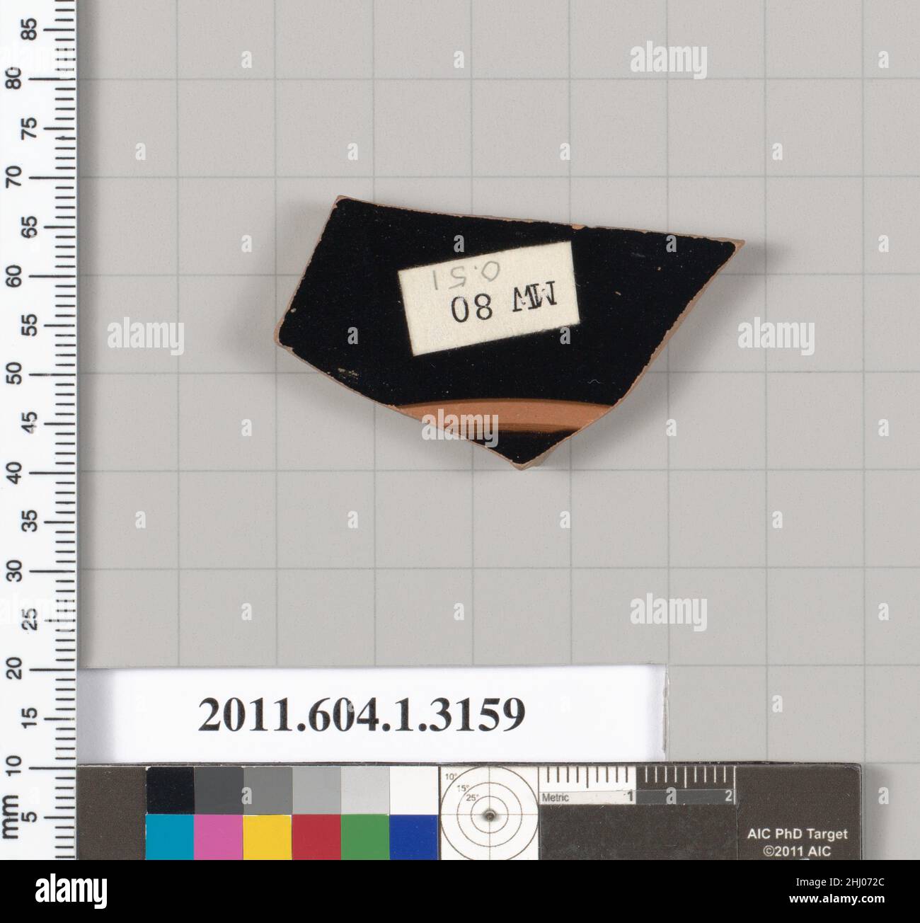 Terracotta fragment of a kylix (drinking cup) first quarter of the 5th ...