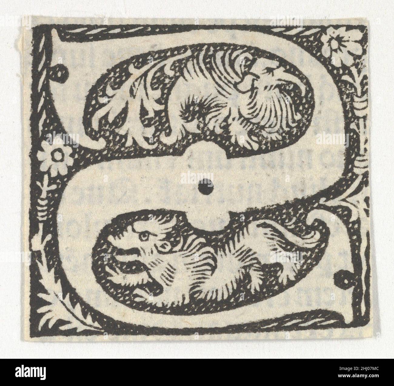 Decorated Roman alphabet ca. 1499 Anonymous, French, 15th century ...