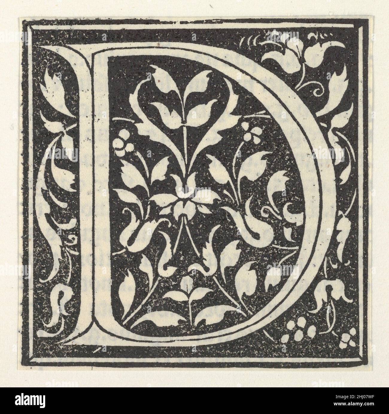 Initial letter D ca. 1495 Anonymous, Italian, 15th century. Initial ...