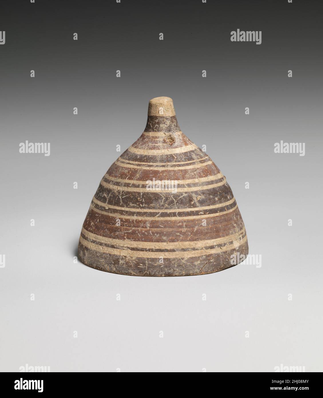 Terracotta bell ca. 600–480 B.C. Cypriot During the Archaic period ...