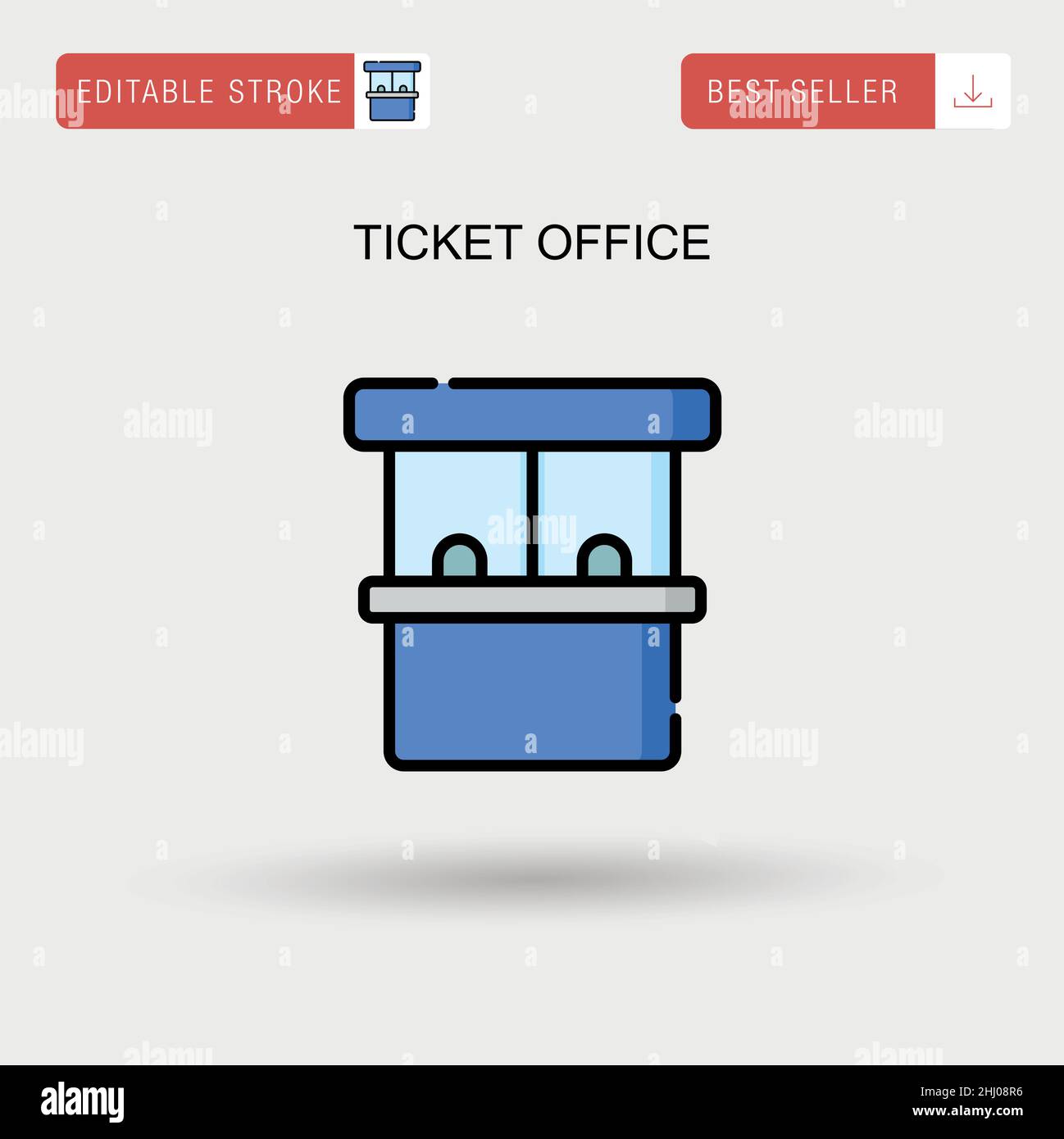 Office ticket Stock Vector Images - Alamy