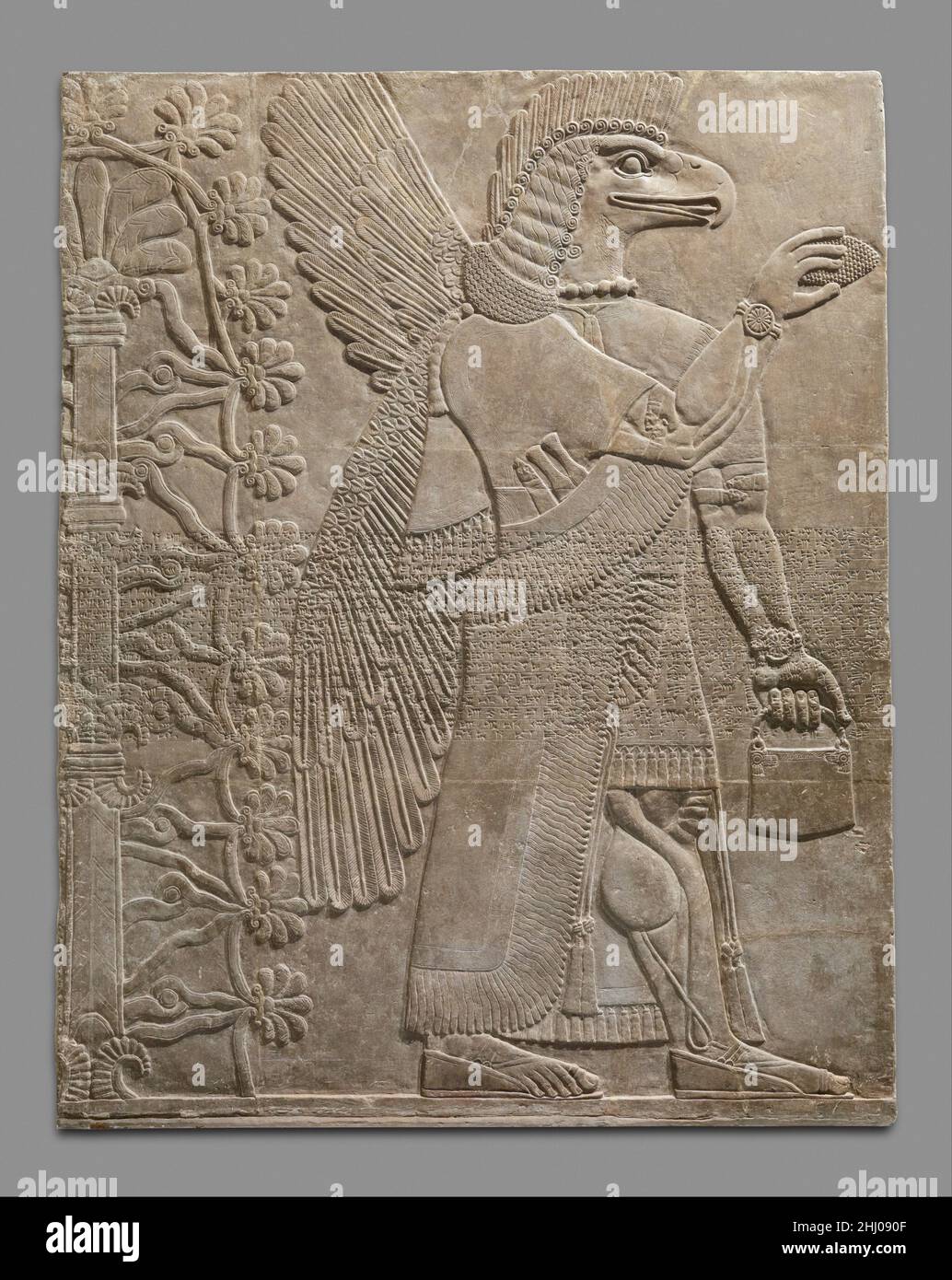 Relief panel ca. 883–859 B.C. Assyrian This panel from the Northwest ...