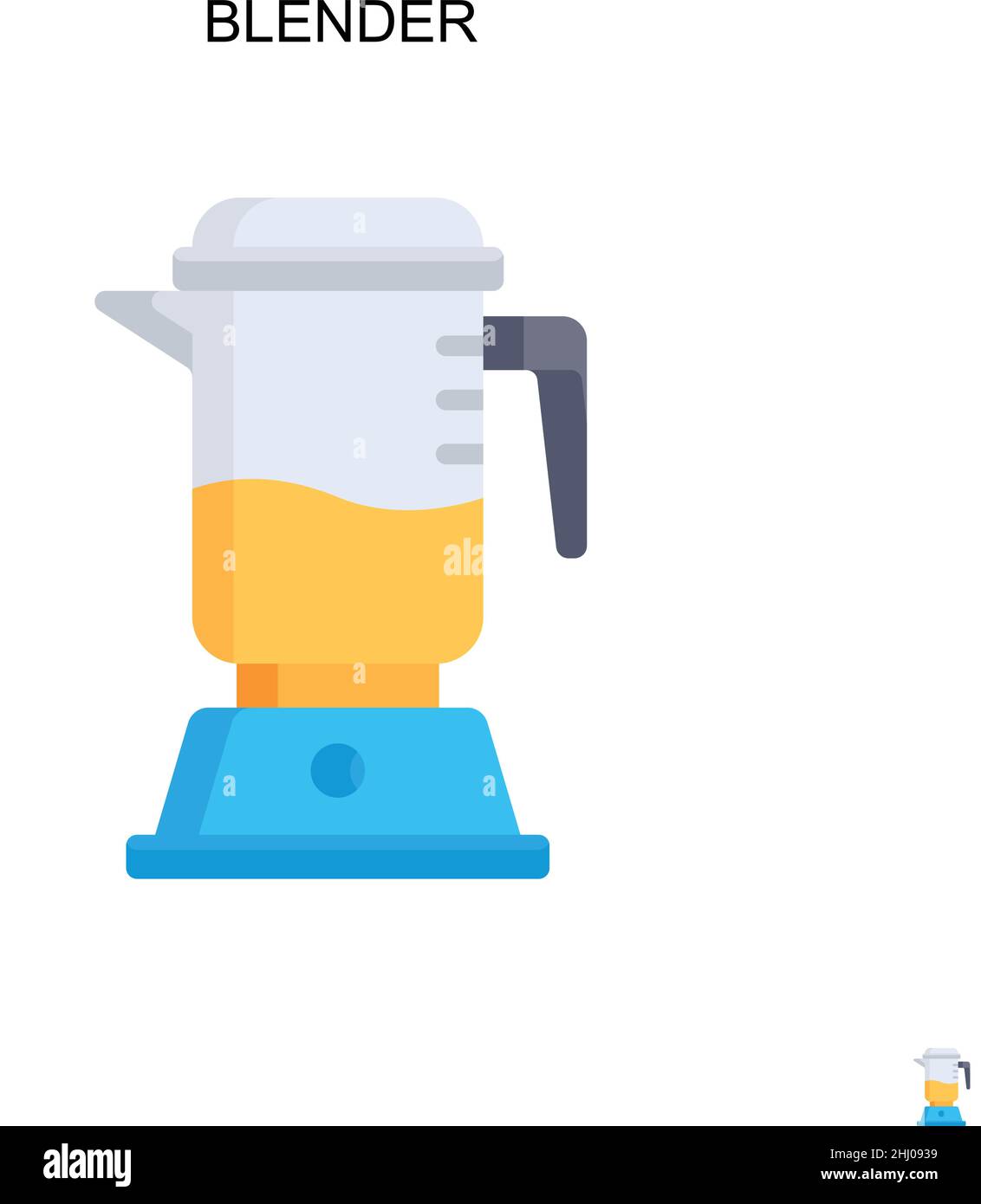 Blender Simple vector icon. Illustration symbol design template for web ...