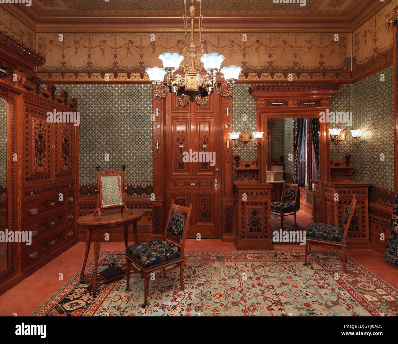 Architectural woodwork and paneling 1881–82 George A. Schastey & Co. In ...