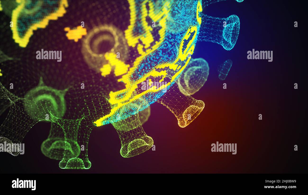 Omicron variant structures The B.1.1.529 spread mutation globe world ...