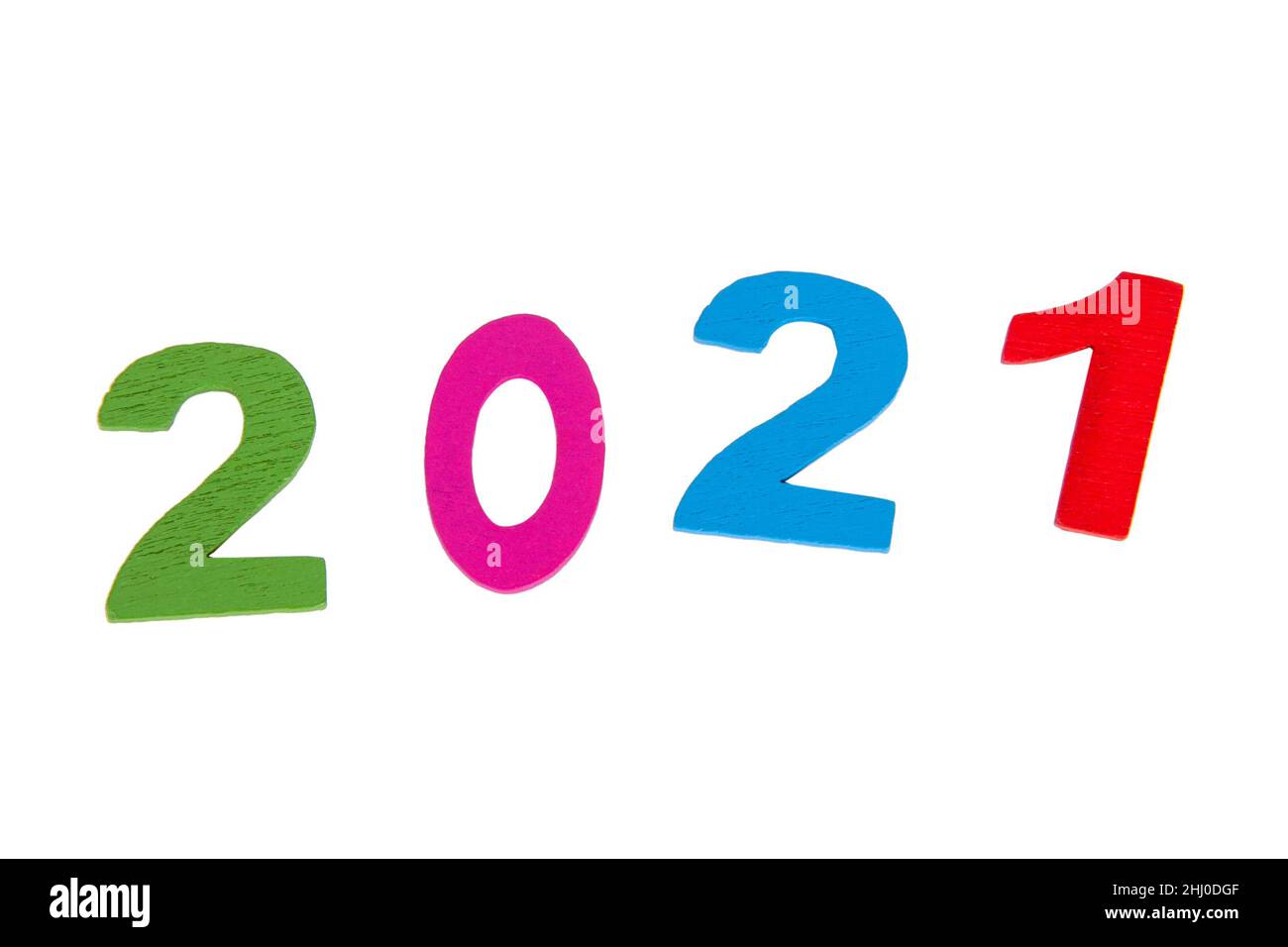 2021 year numbers hi-res stock photography and images - Alamy