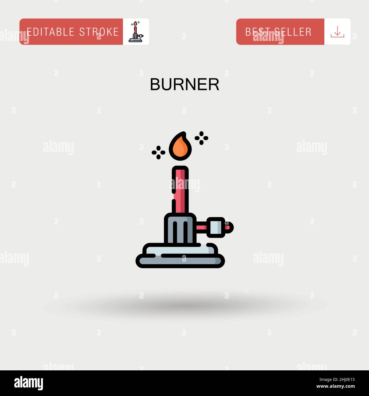 Burner icon Stock Vector Images - Alamy