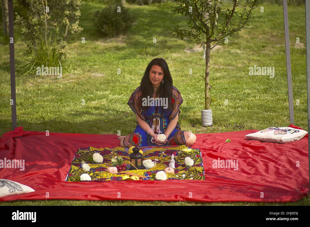 Shaman in traditional clothing hi-res stock photography and images - Alamy