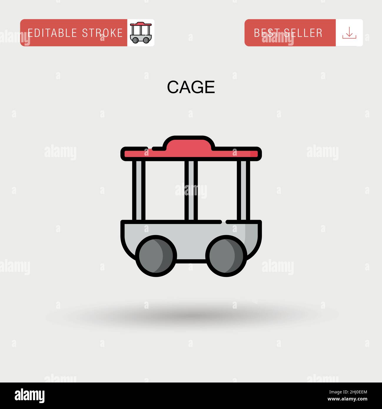 Cage captivity Stock Vector Images - Alamy