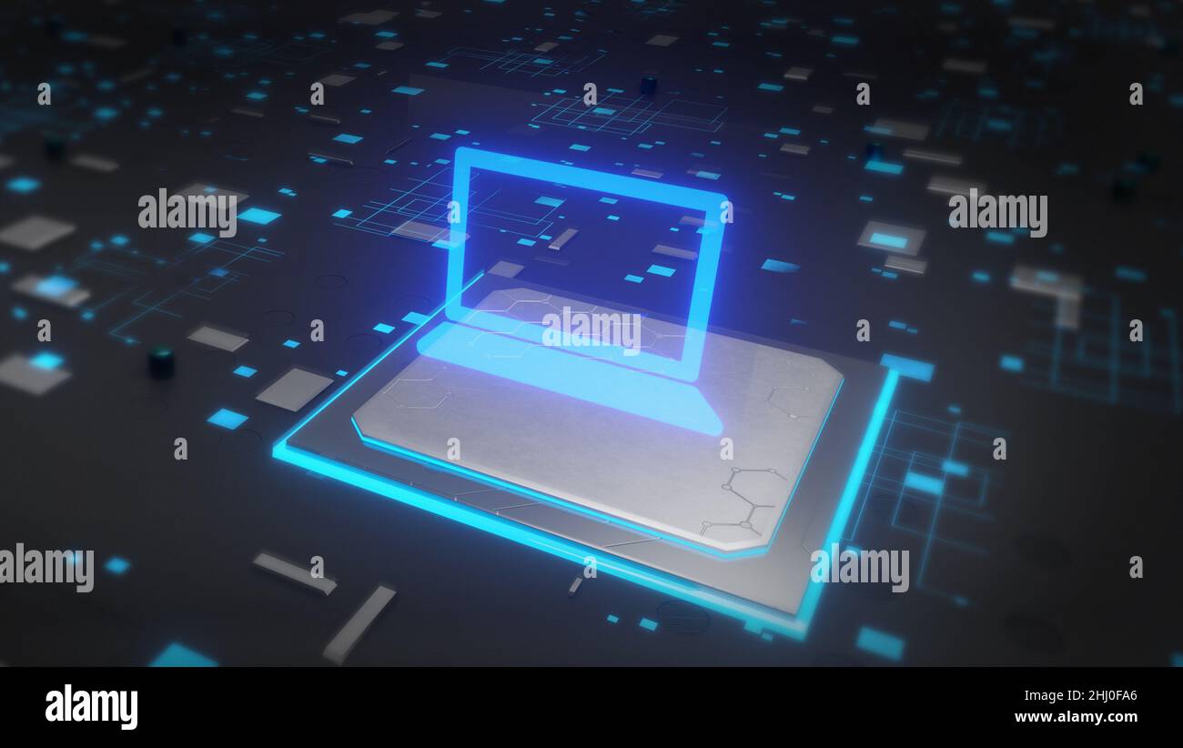 Central Computer Processors CPU concept. 3d rendering,conceptual ...