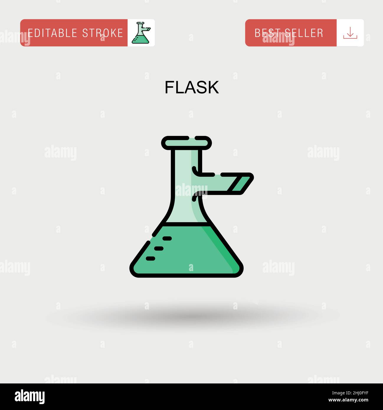 Transparent flask Stock Vector Images - Alamy