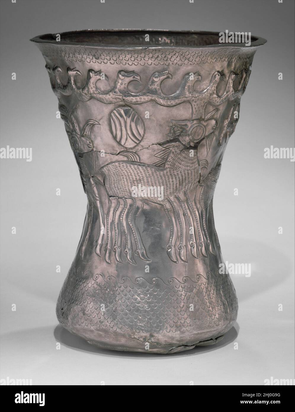 Beaker with birds and animals ca. 4th century B.C. The ancient land of ...