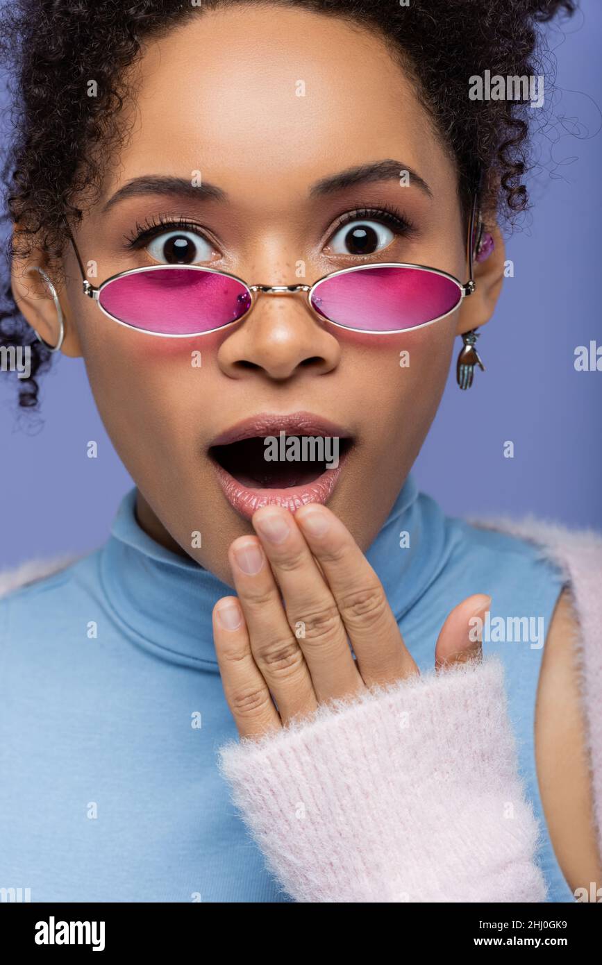 Black Girl With Mouth Open Pic