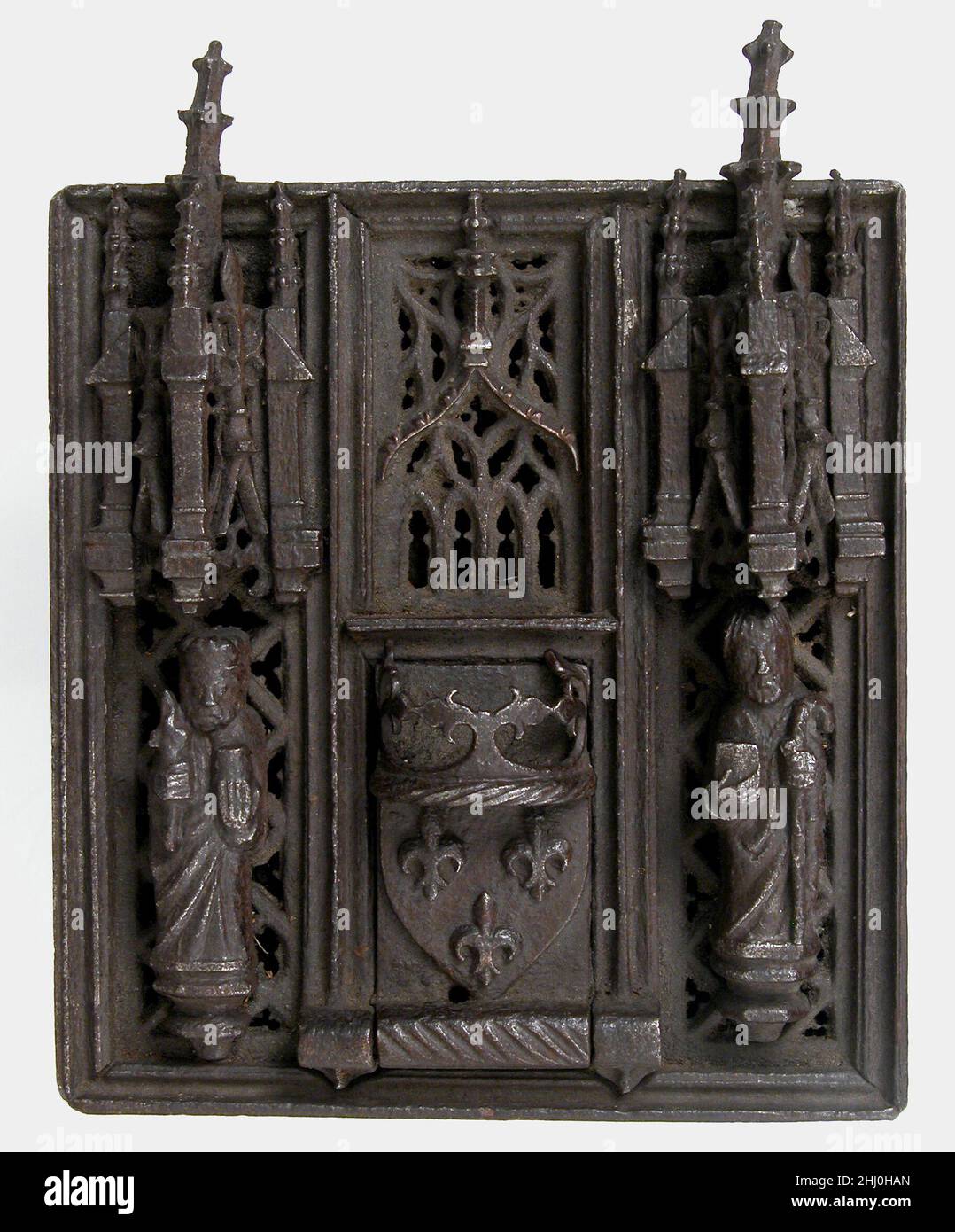 Lock 14th century French The decoration of Gothic iron locks and keys ...