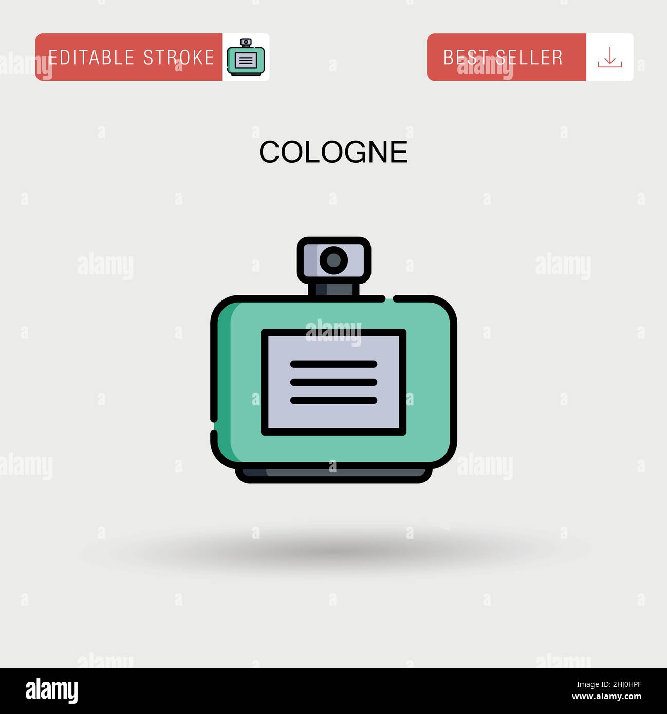 Cologne Simple vector icon Stock Vector Image & Art - Alamy