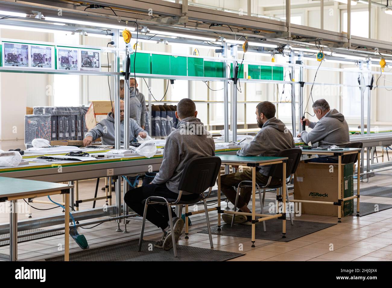 Minsk, Belarus - Jan 05, 2022: Photo of a large plant inside for ...