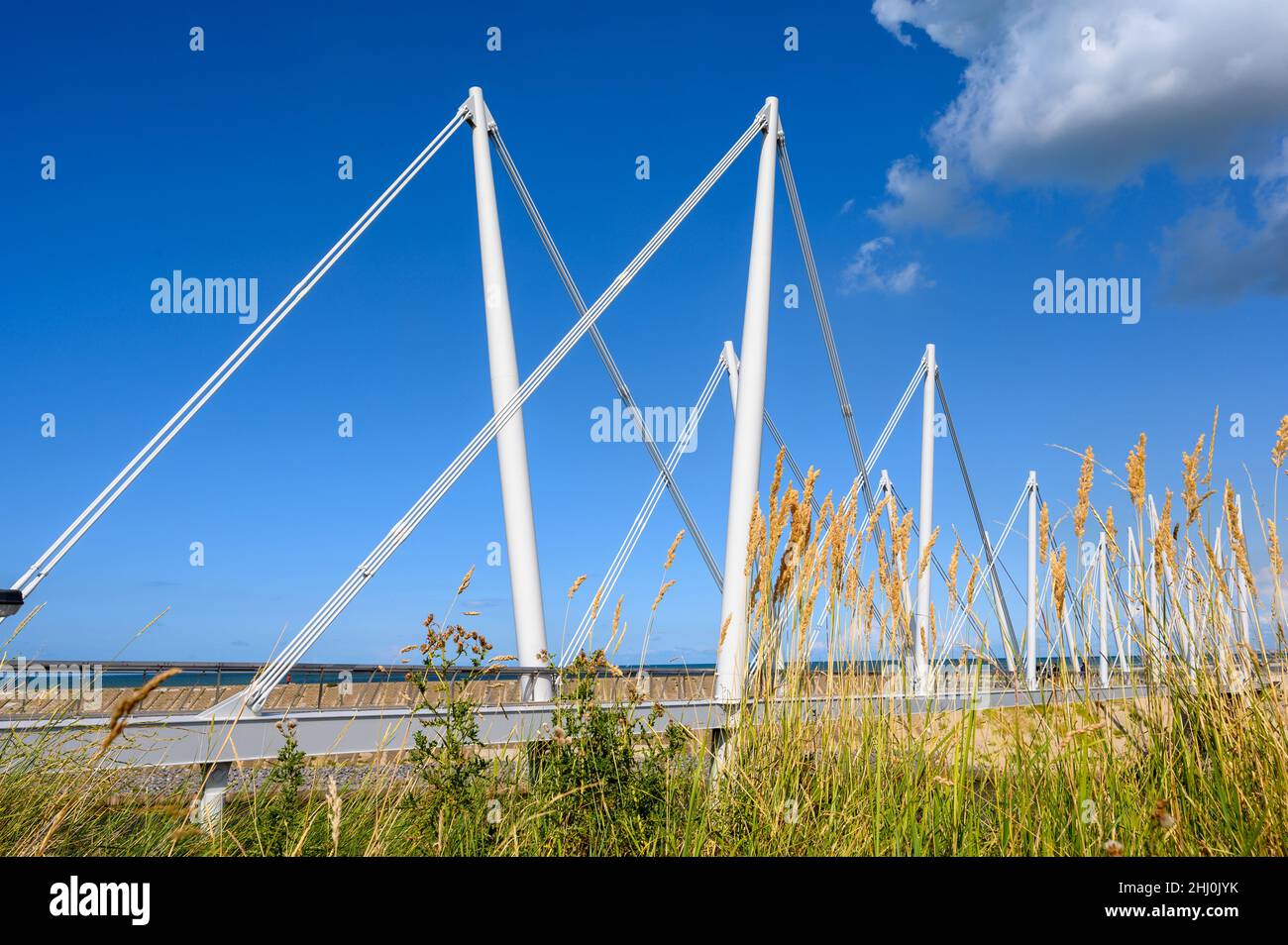 DUNKIRK, FRANCE - AUGUST 13, 2019: The Passerelle du Grand Large ...