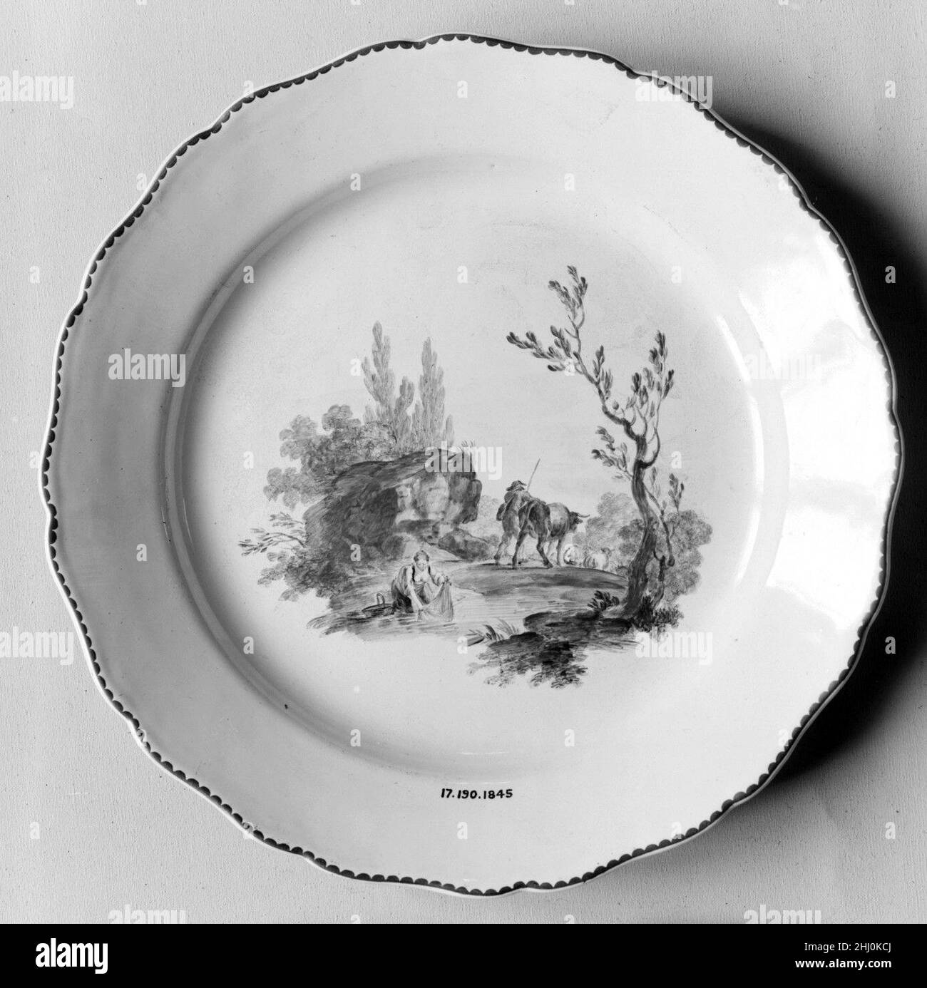 Plate ca. 1777–1800 Probably Antoine Bonnefoy French Faience, or tin ...