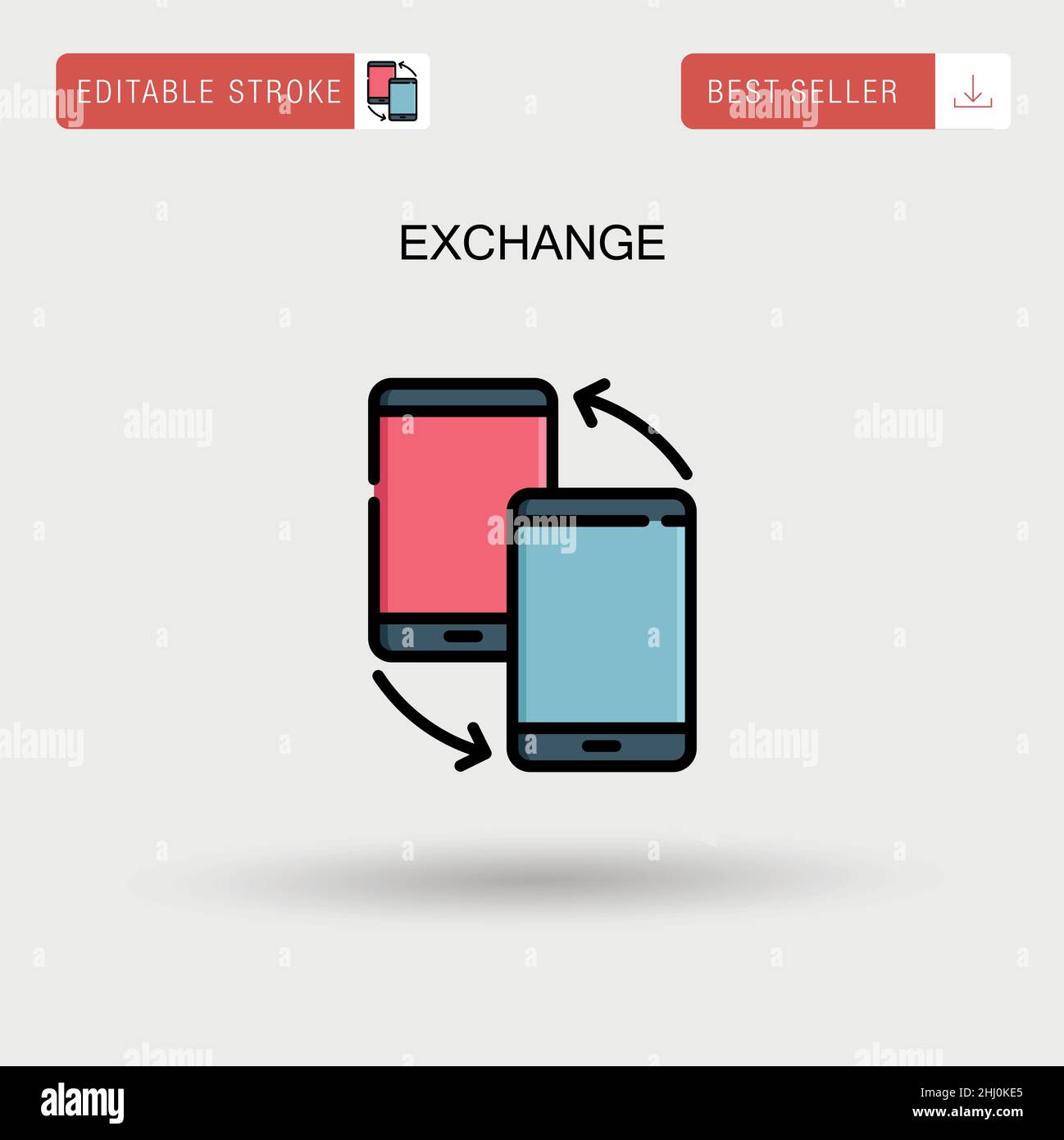 Exchange Simple vector icon Stock Vector Image & Art - Alamy