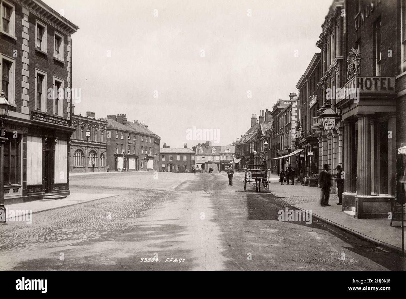 Vintage photograph, late 19th, early 20th century, view of 1893 ...