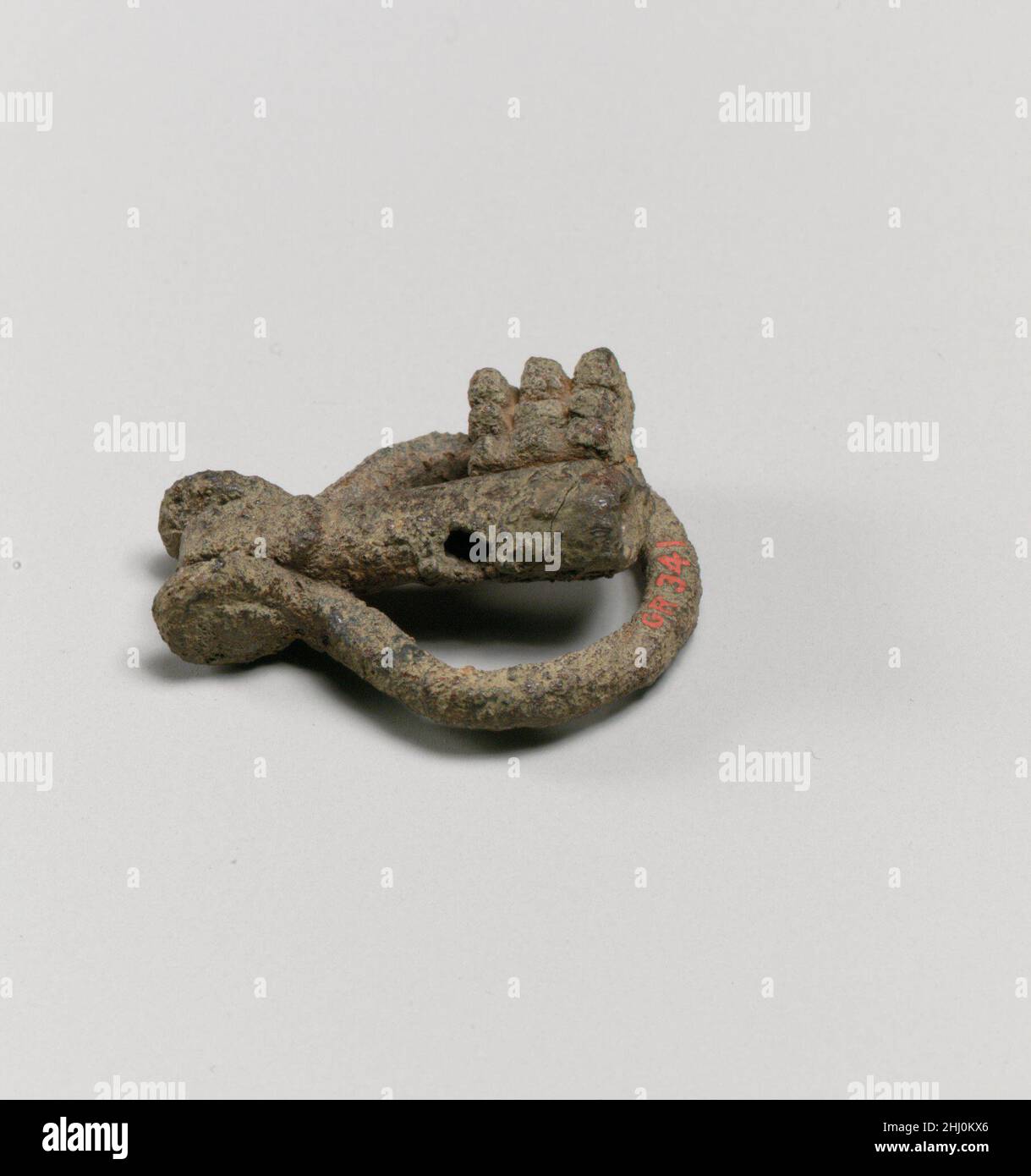 Bronze folding key 10th–12th century A.D. Byzantine With nine short ...