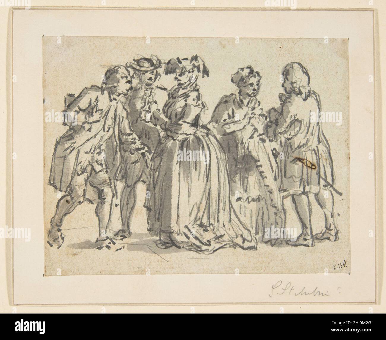 Figures 18th Century Anonymous, French, 18th century French. Figures ...